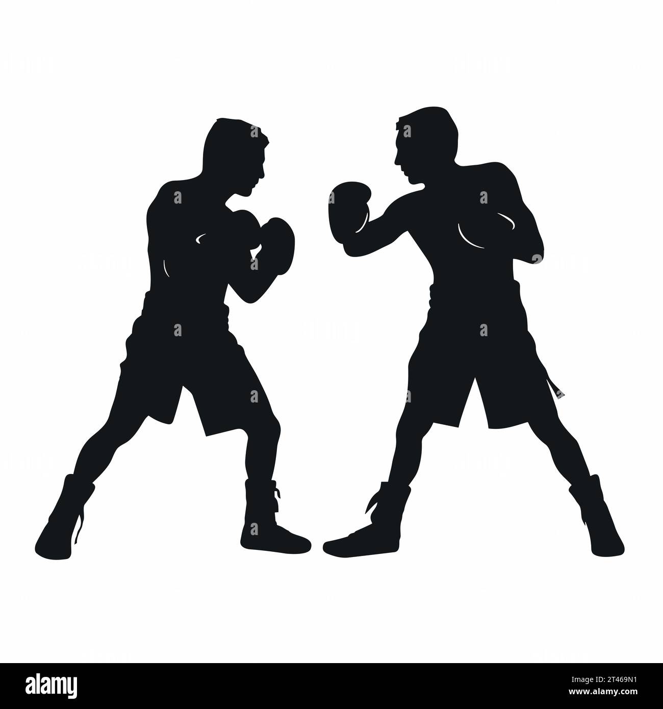 Thai boxers Stock Vector Images - Alamy