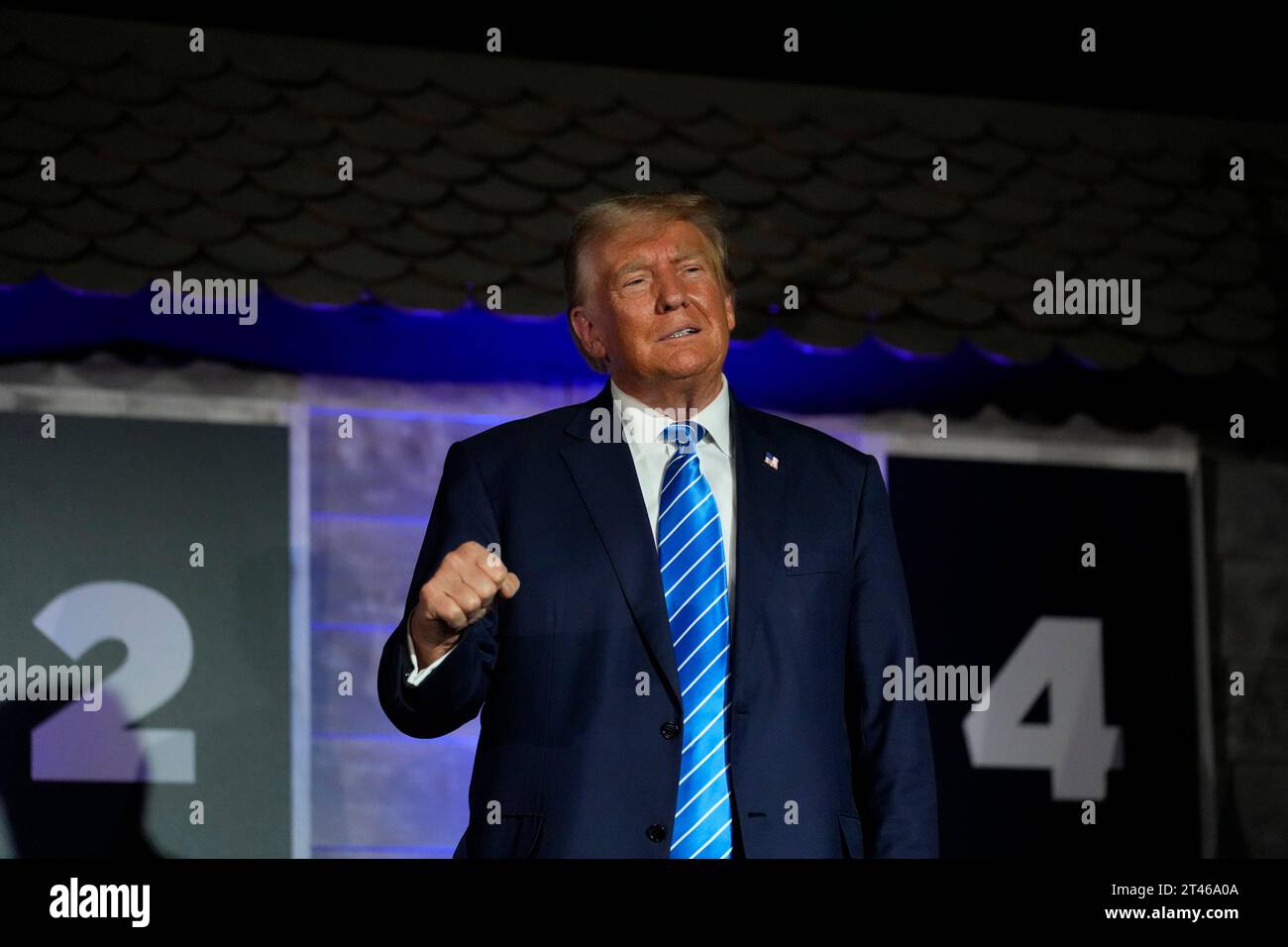 Republican presidential candidate and former President Donald Trump ...