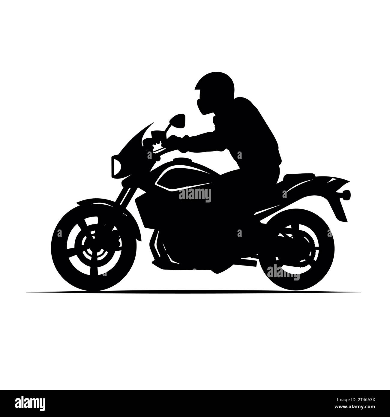 Road biker silhouette. Road biker black icon on white background Stock ...