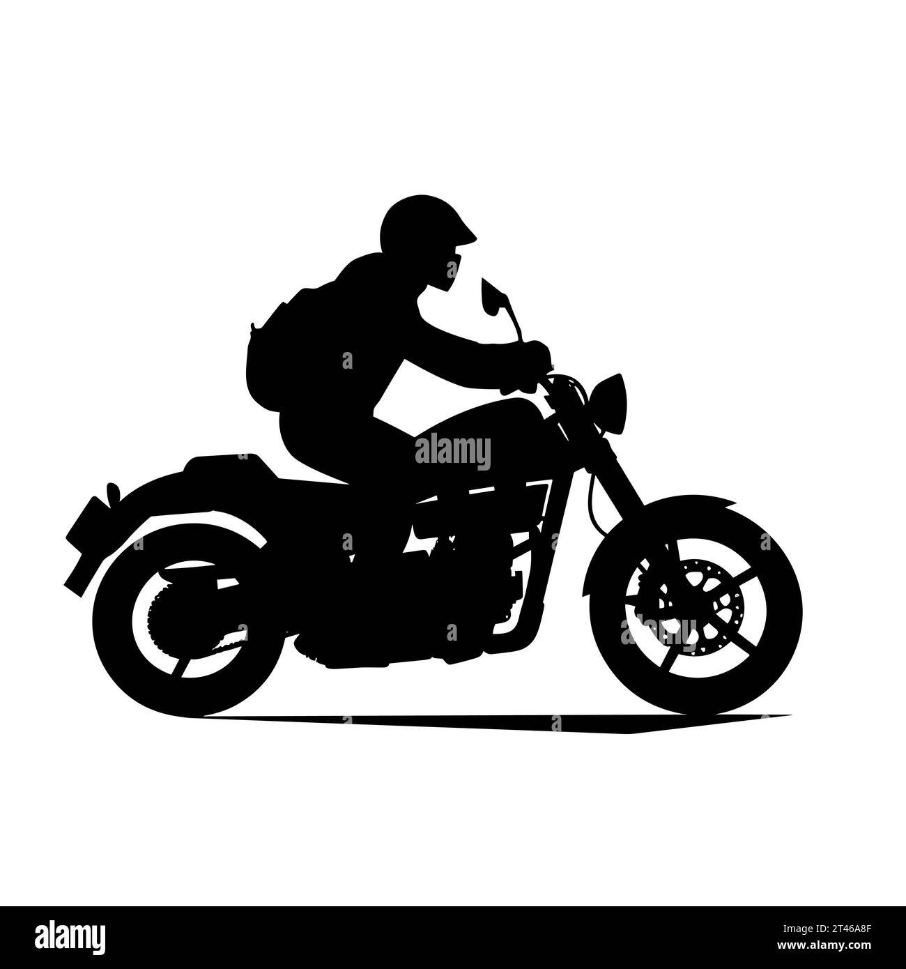 Road biker silhouette. Road biker black icon on white background Stock ...