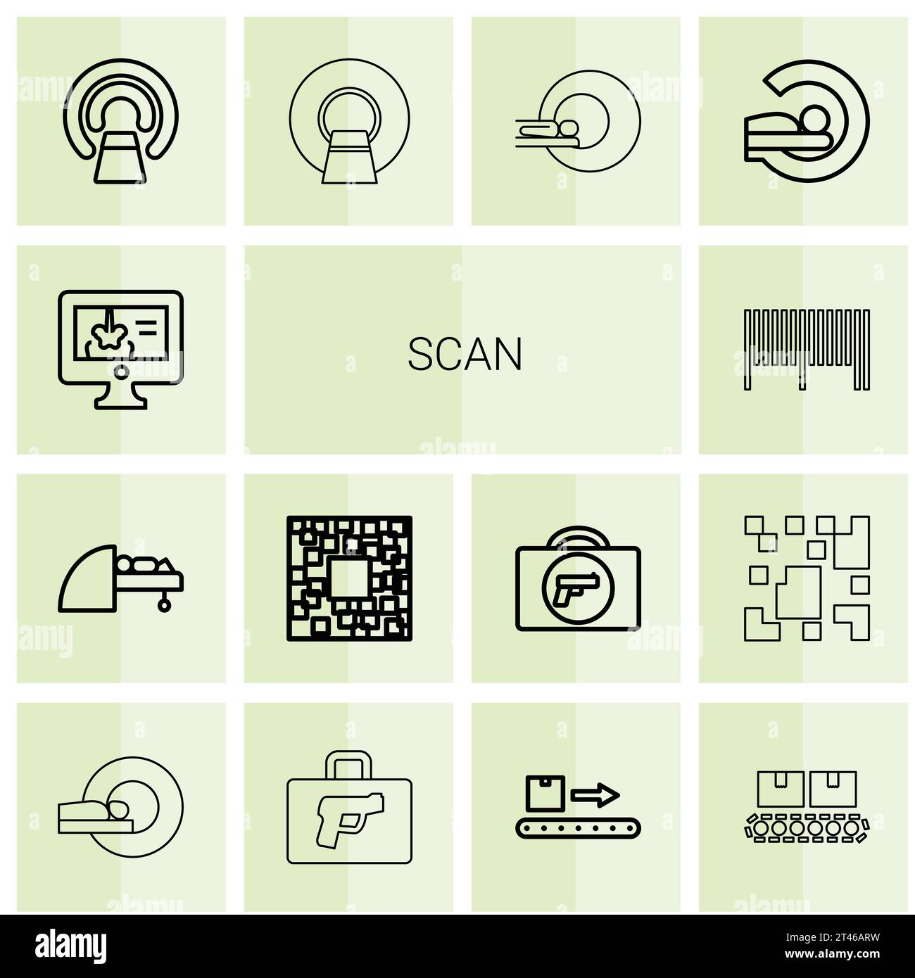 Ct scan symbol vector Cut Out Stock Images & Pictures - Alamy