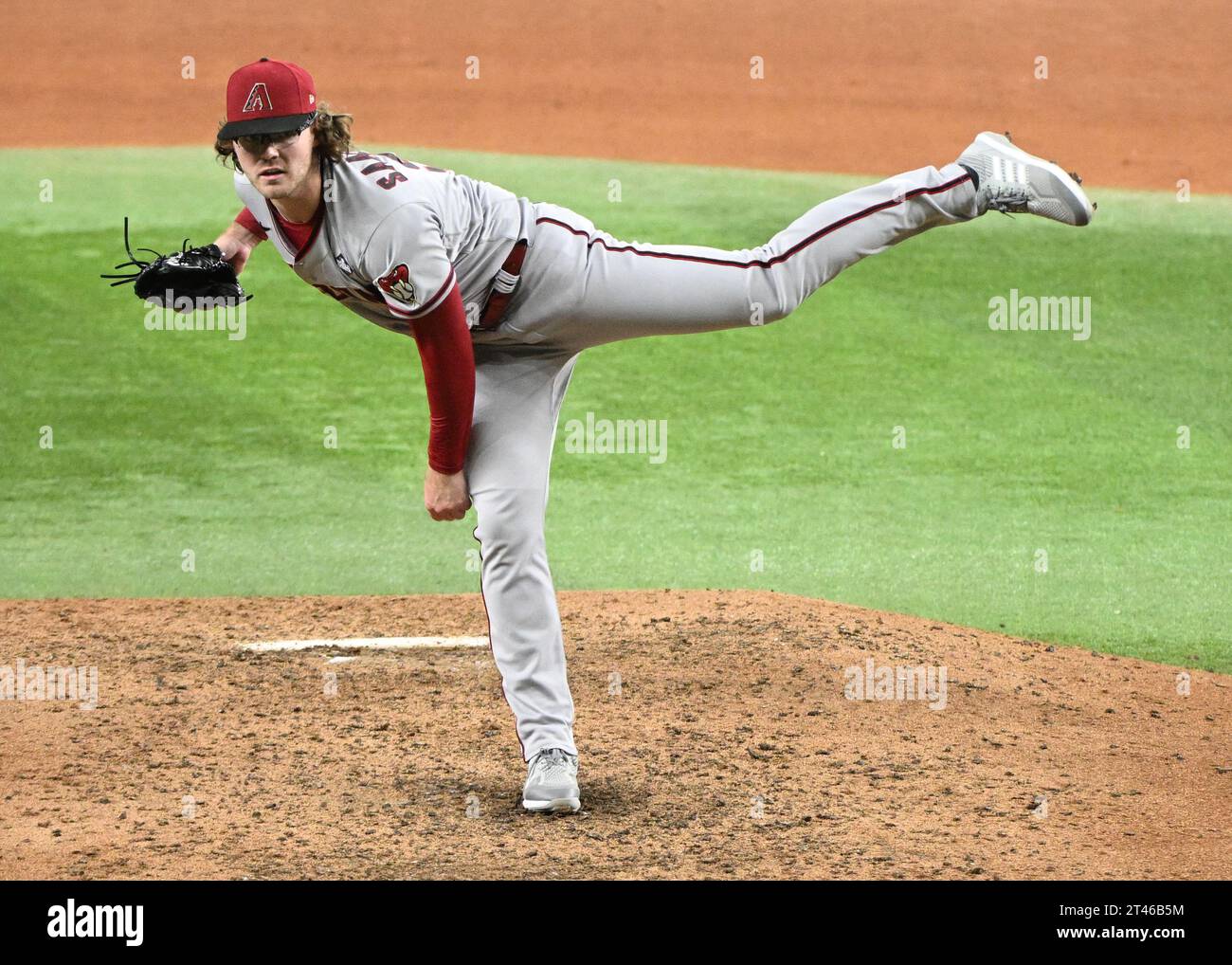 Arlington, United States. 28th Oct, 2023. Arizona Diamondbacks relief ...