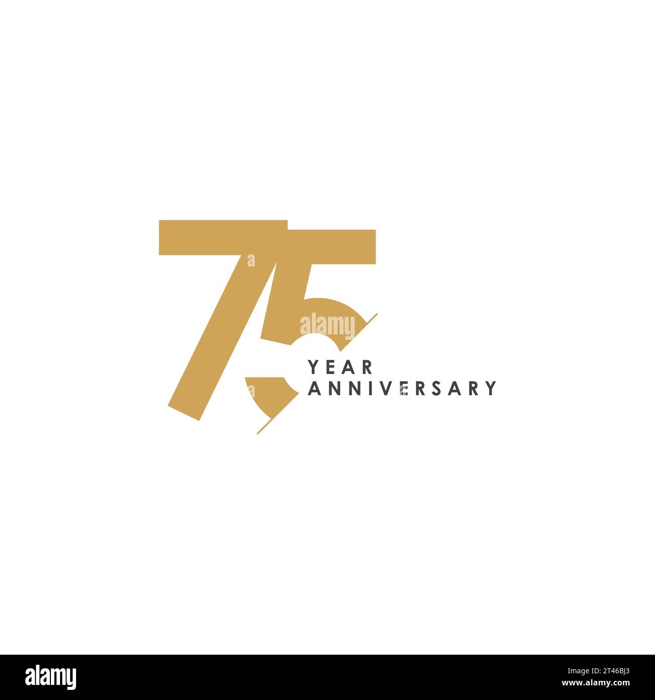 75th anniversary logo Cut Out Stock Images & Pictures - Alamy