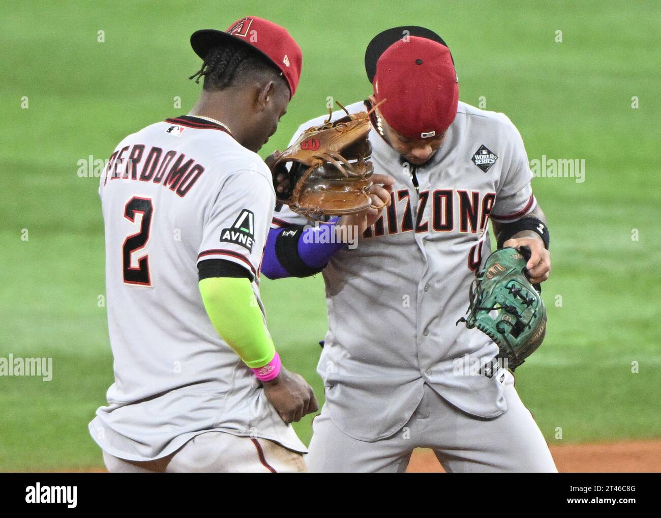 Arlington, United States. 28th Oct, 2023. Arizona Diamondbacks Geraldo ...