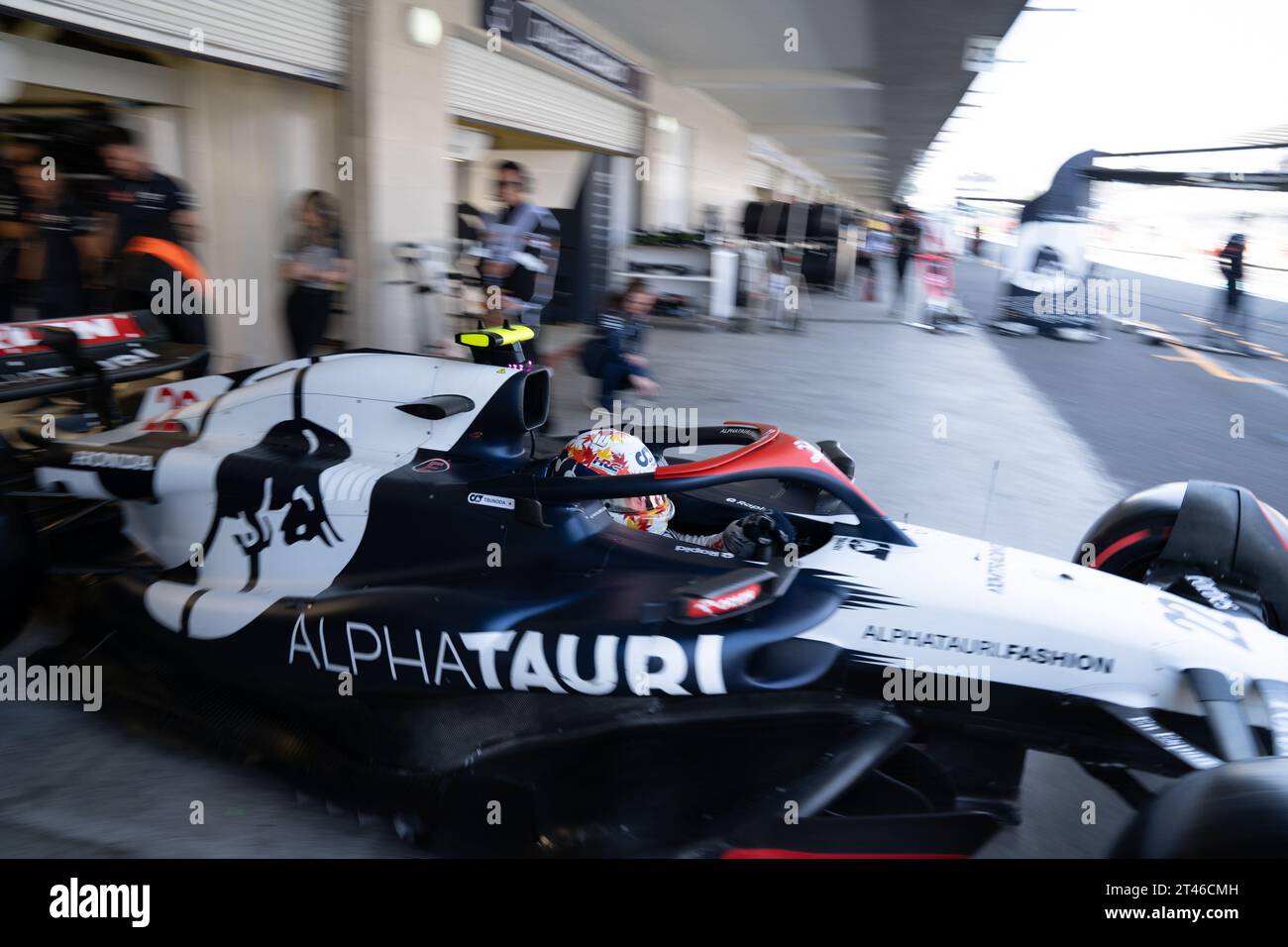 Mexico City Grand Prix, Mexico. 28th Oct, 2023. Yuki Tsunoda driving ...
