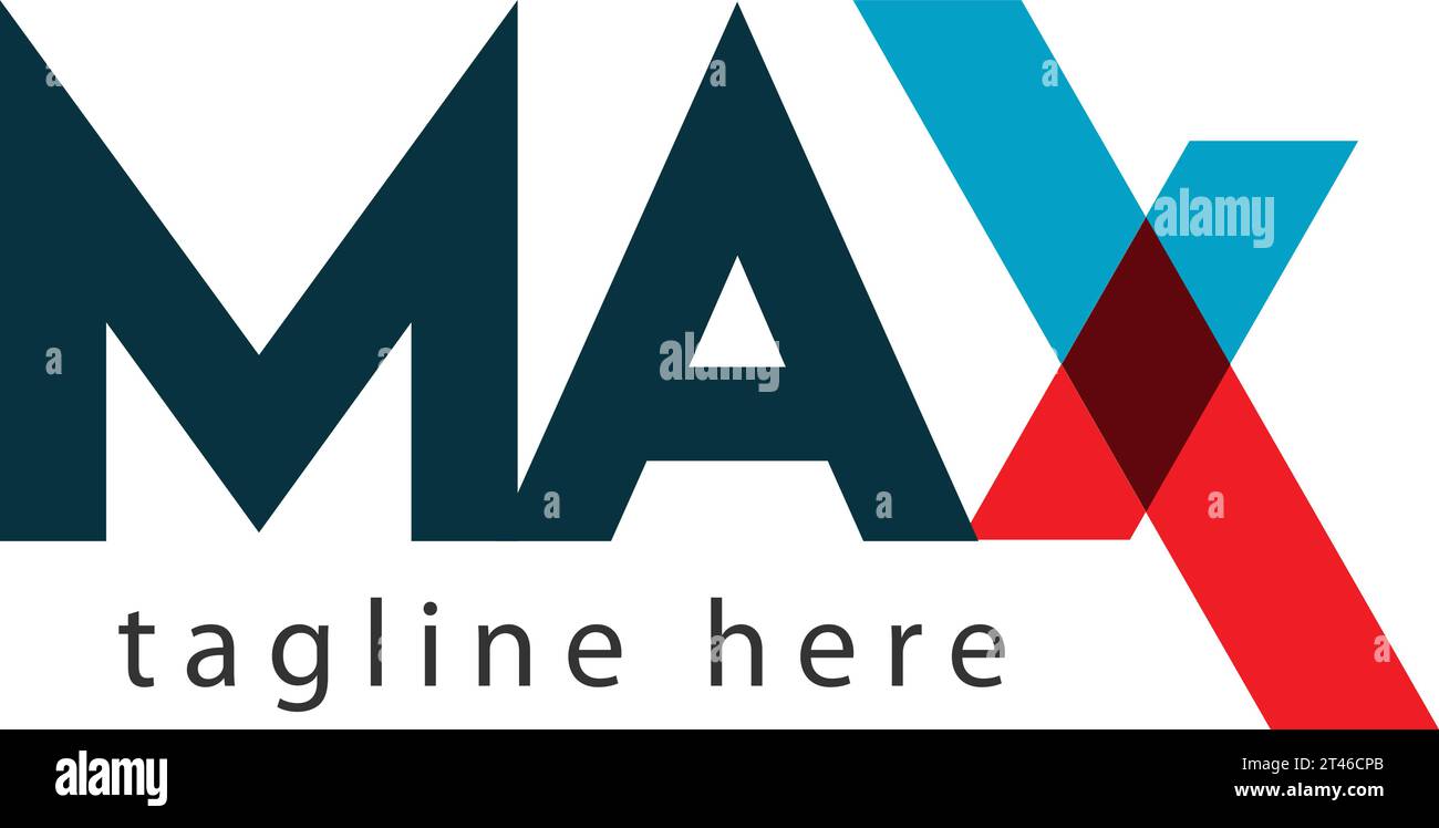 Max letter logo hi-res stock photography and images - Alamy