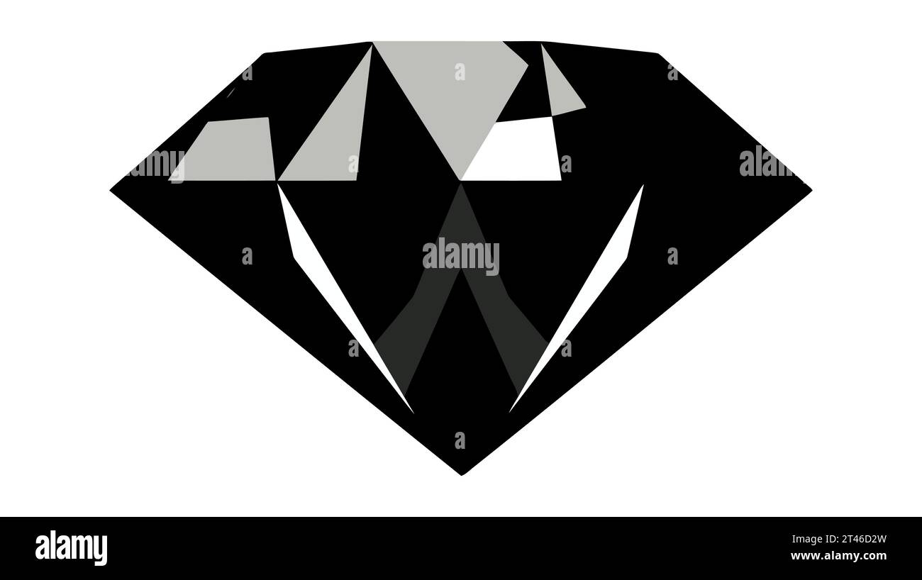 Diamond sign icon. Jewelry symbol. Gem stone. Graphic element on white ...