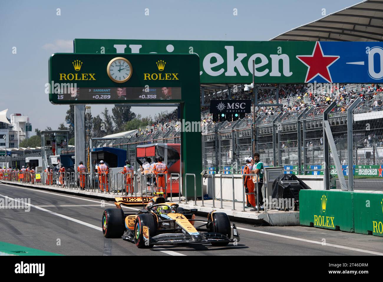 Lando norris driving the 4 mclaren f1 team hi-res stock photography and ...
