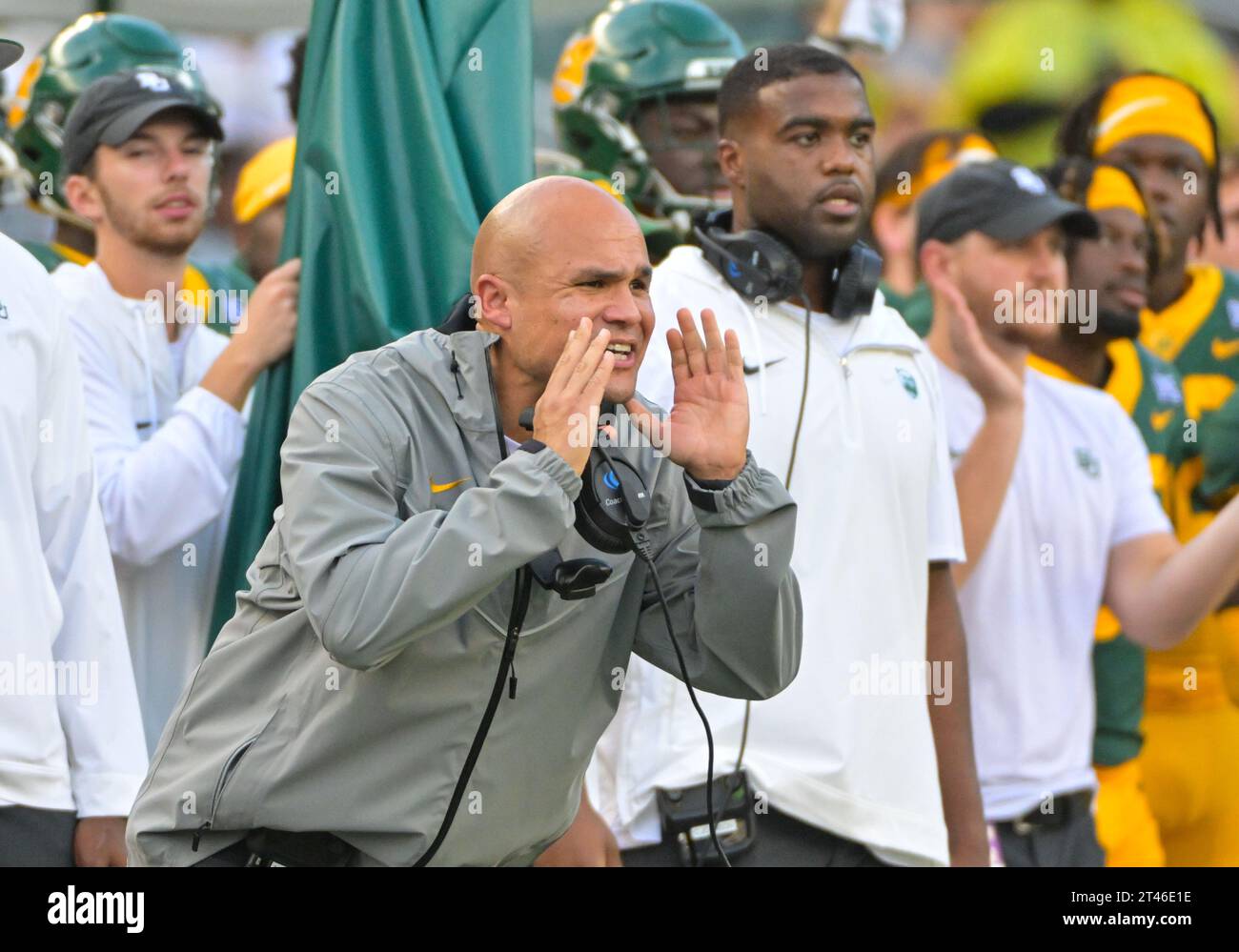 Waco, Texas, USA. 28th Oct, 2023. Baylor Bears head coach Dave Aranda ...