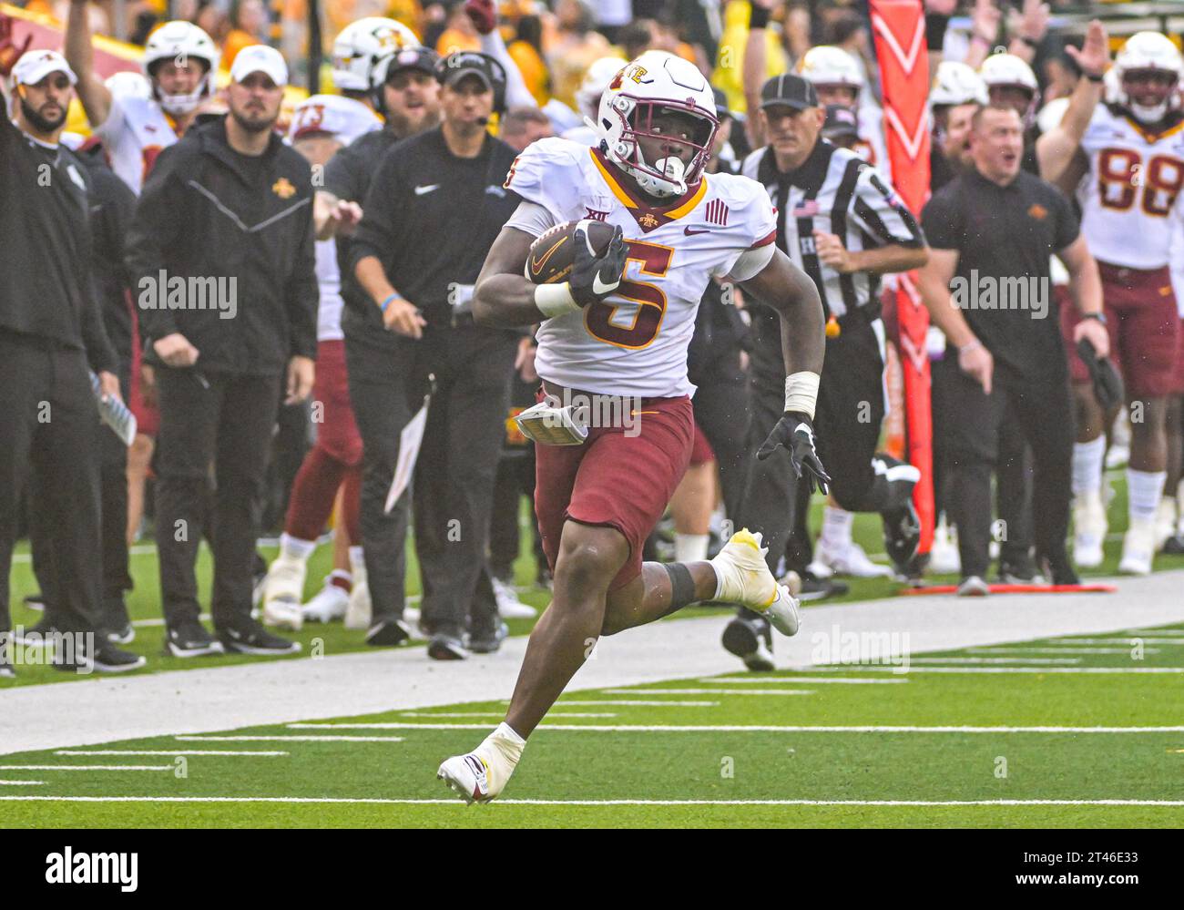 Waco, Texas, USA. 28th Oct, 2023. Iowa State Cyclones running back ...