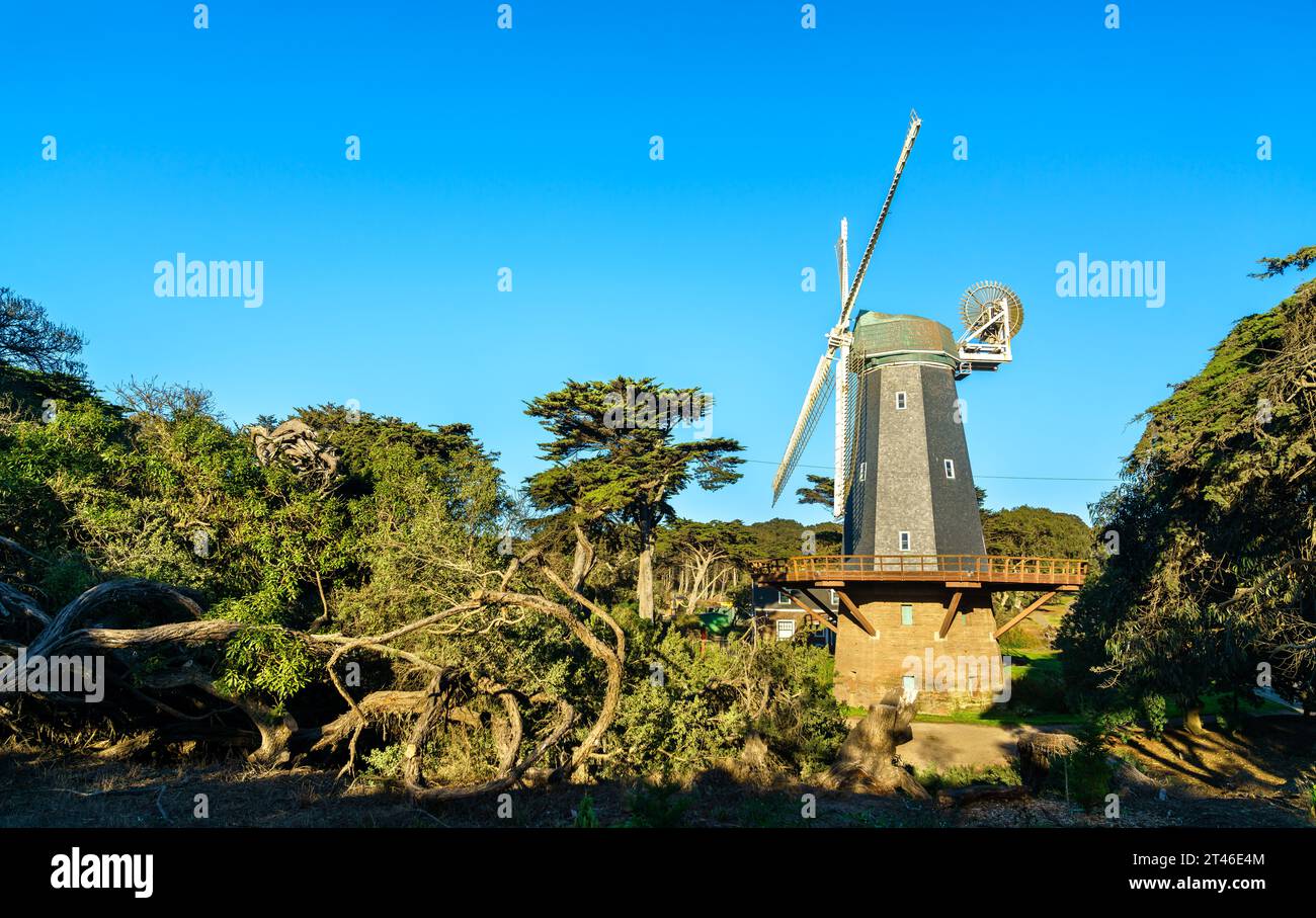 Windmill in Golden Gate Park in San Francisco - California, United ...