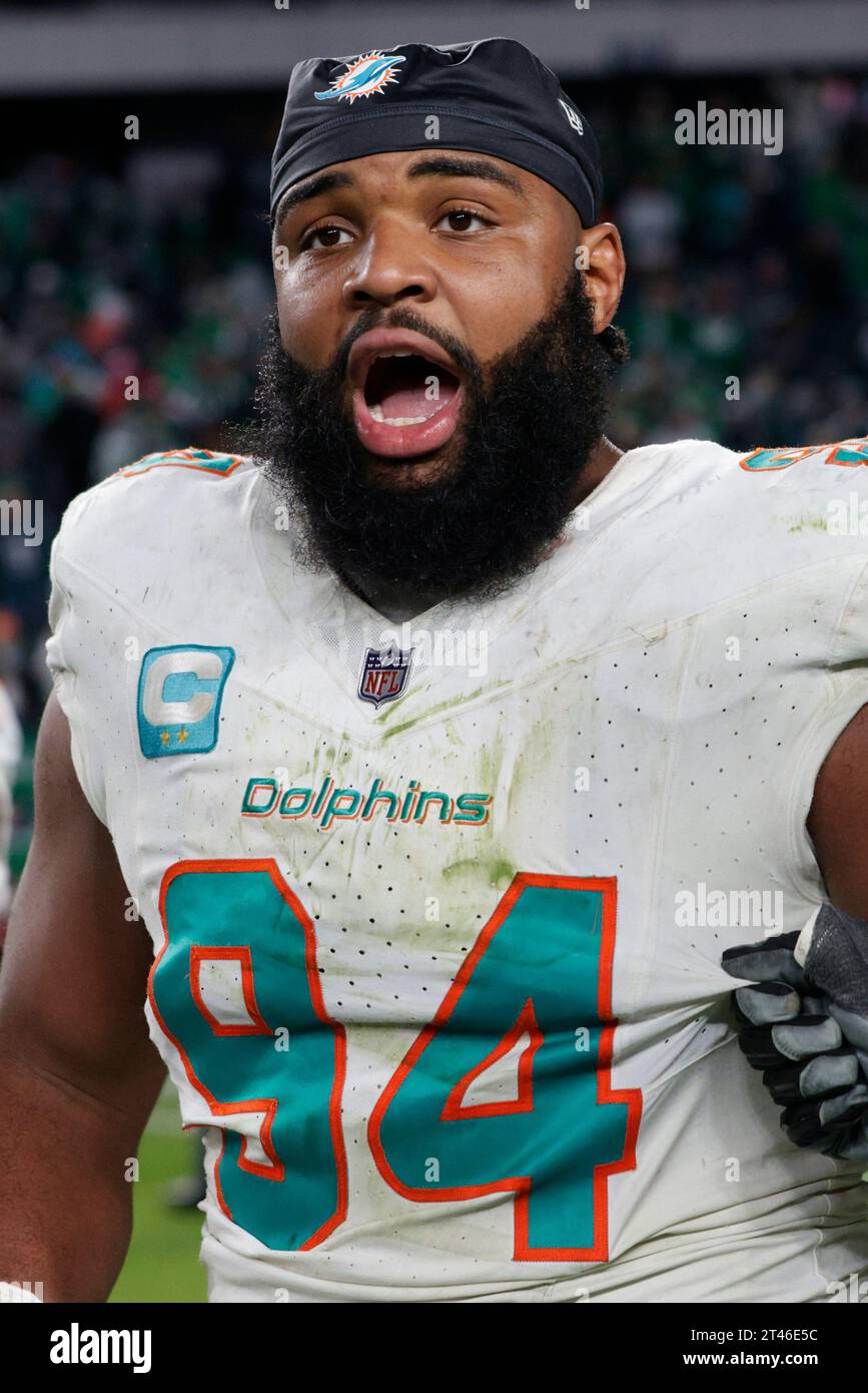 Miami Dolphins defensive tackle Christian Wilkins (94) in action ...