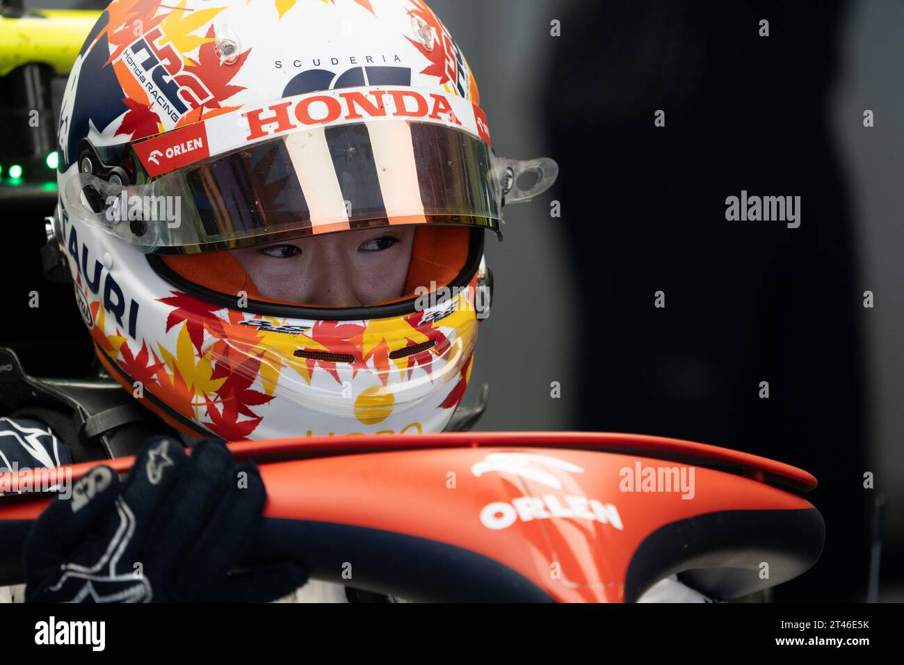 Mexico City Grand Prix, Mexico. 28th Oct, 2023. Yuki Tsunoda driving ...