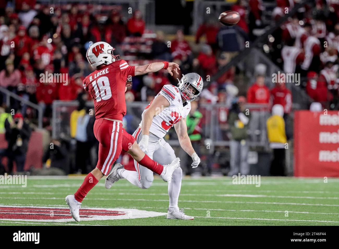 October 28, 2023, Madison, Wisconsin, U.S: Wisconsin Badgers ...
