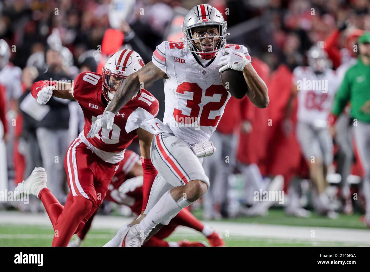 Madison, Wisconsin, USA. 28th Oct, 2023. Ohio State Buckeyes running ...