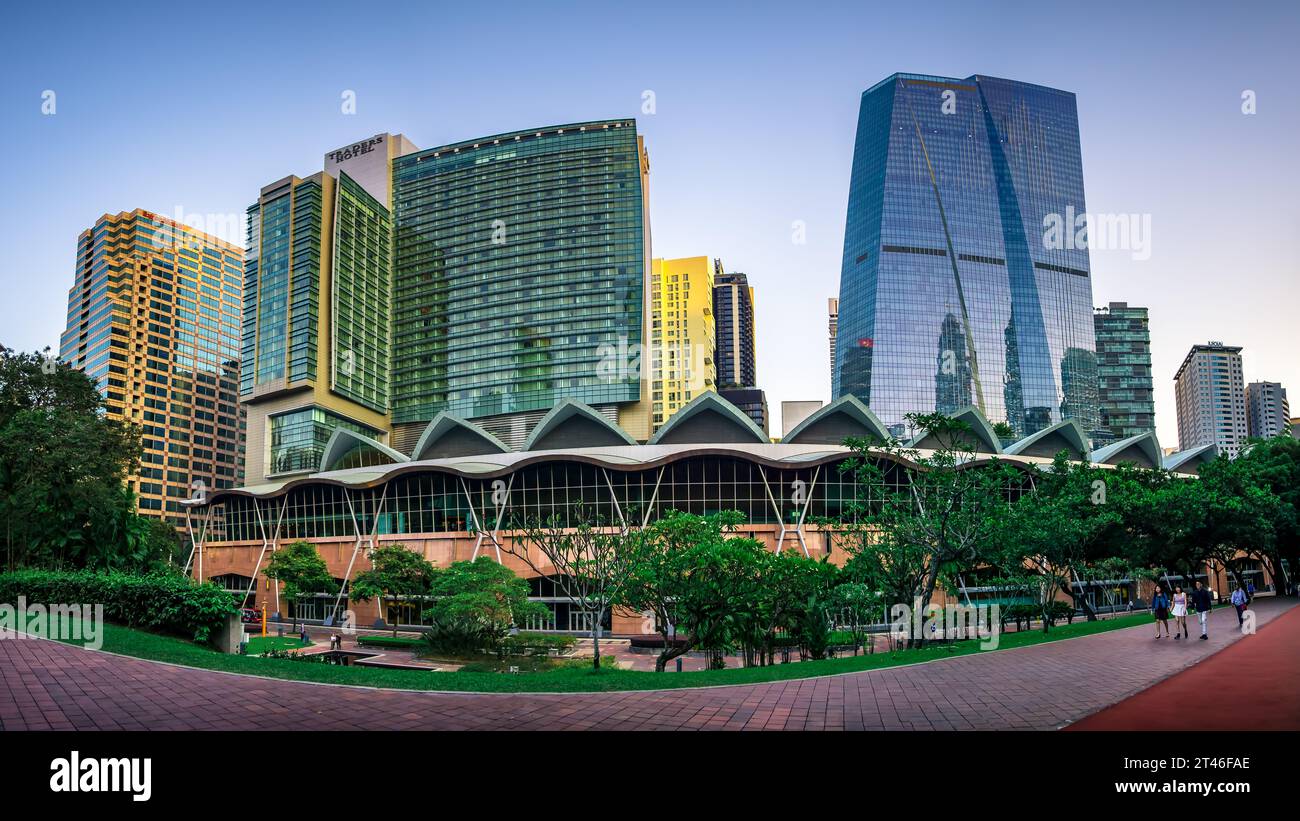 KLCC Convention Centre beside KLCC park, Malaysia Stock Photo - Alamy