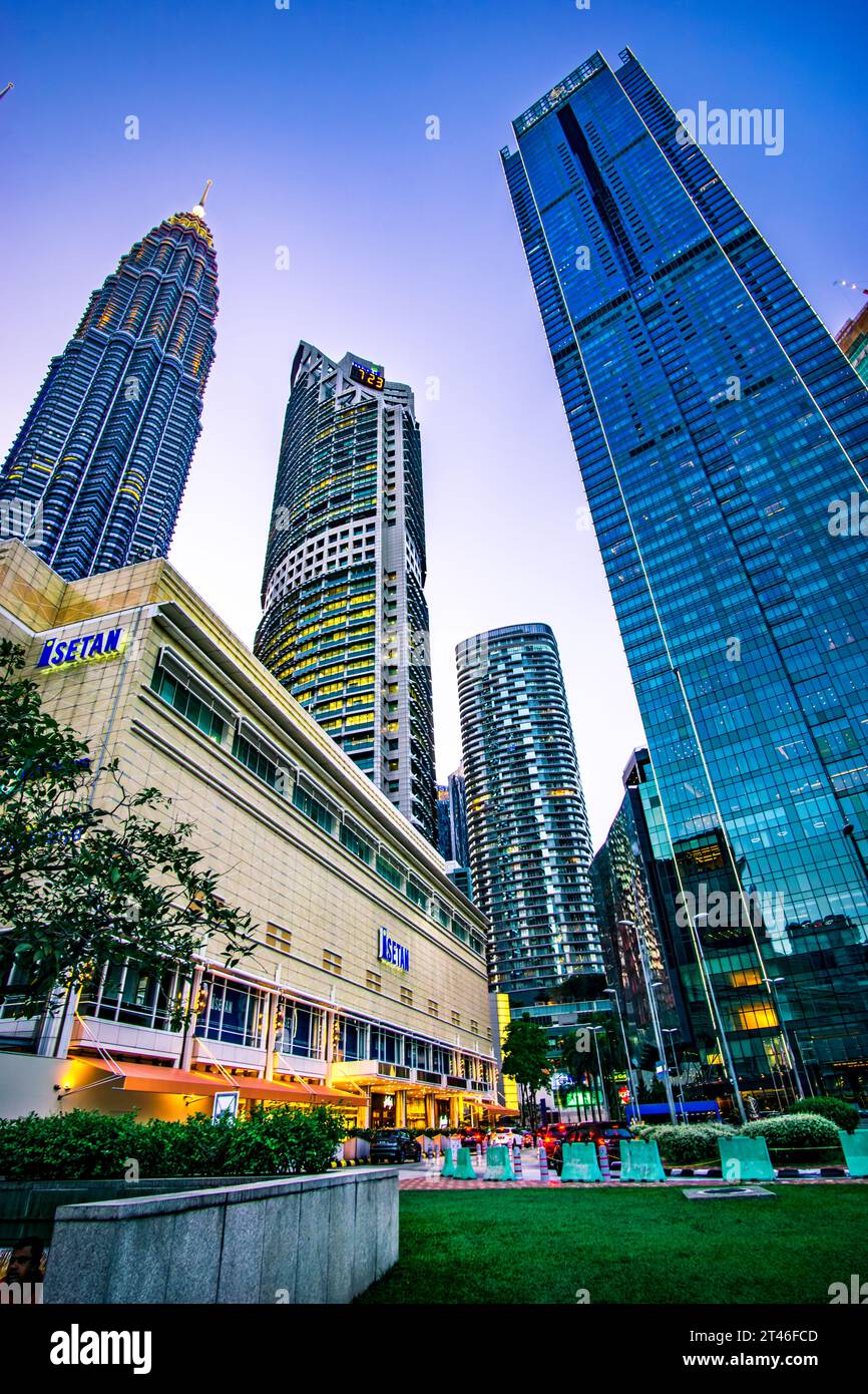 Kuala Lumpur’s dynamic, high-rise City Centre is known for upscale ...