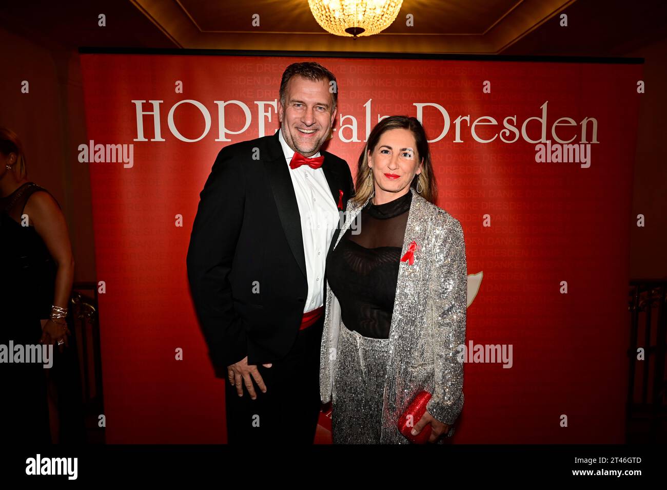 Rene Kindermann und Katja Kindermann bei der 15. Hope Gala 2023 im ...