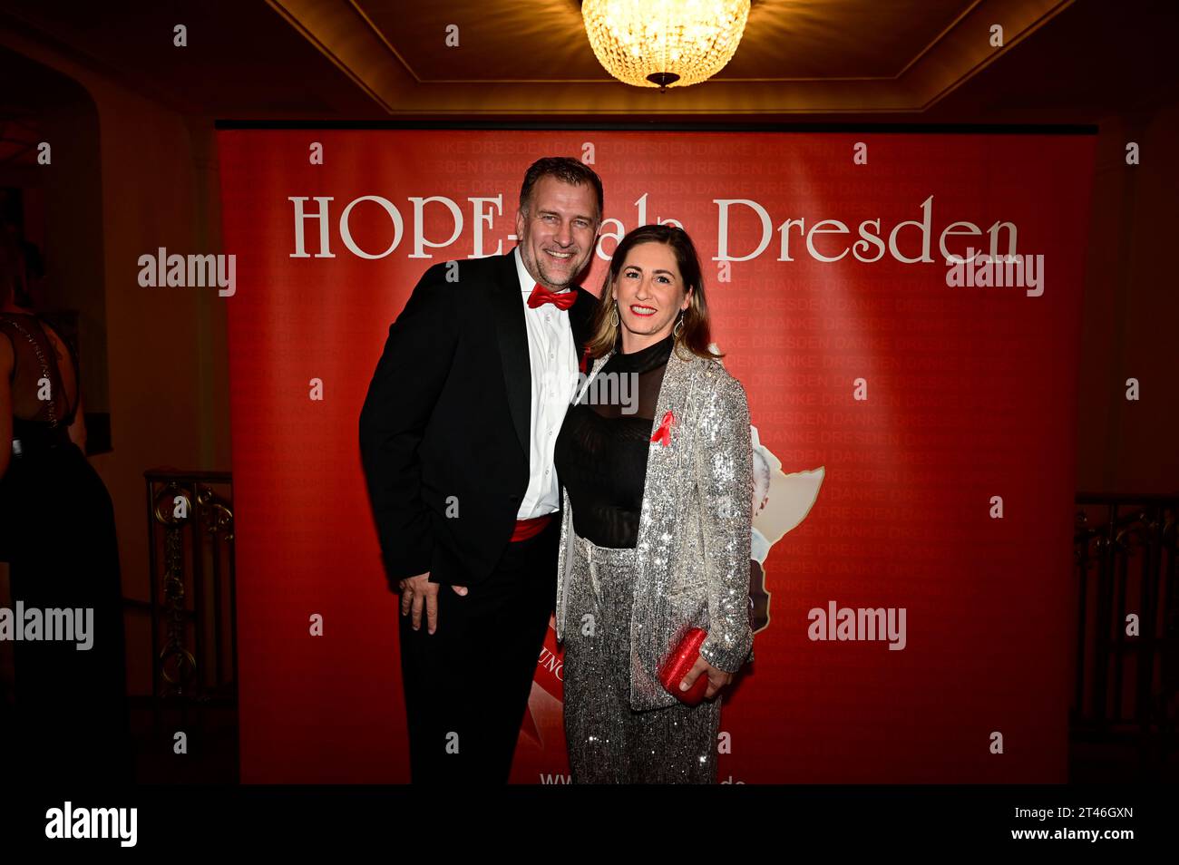 Rene Kindermann und Katja Kindermann bei der 15. Hope Gala 2023 im ...