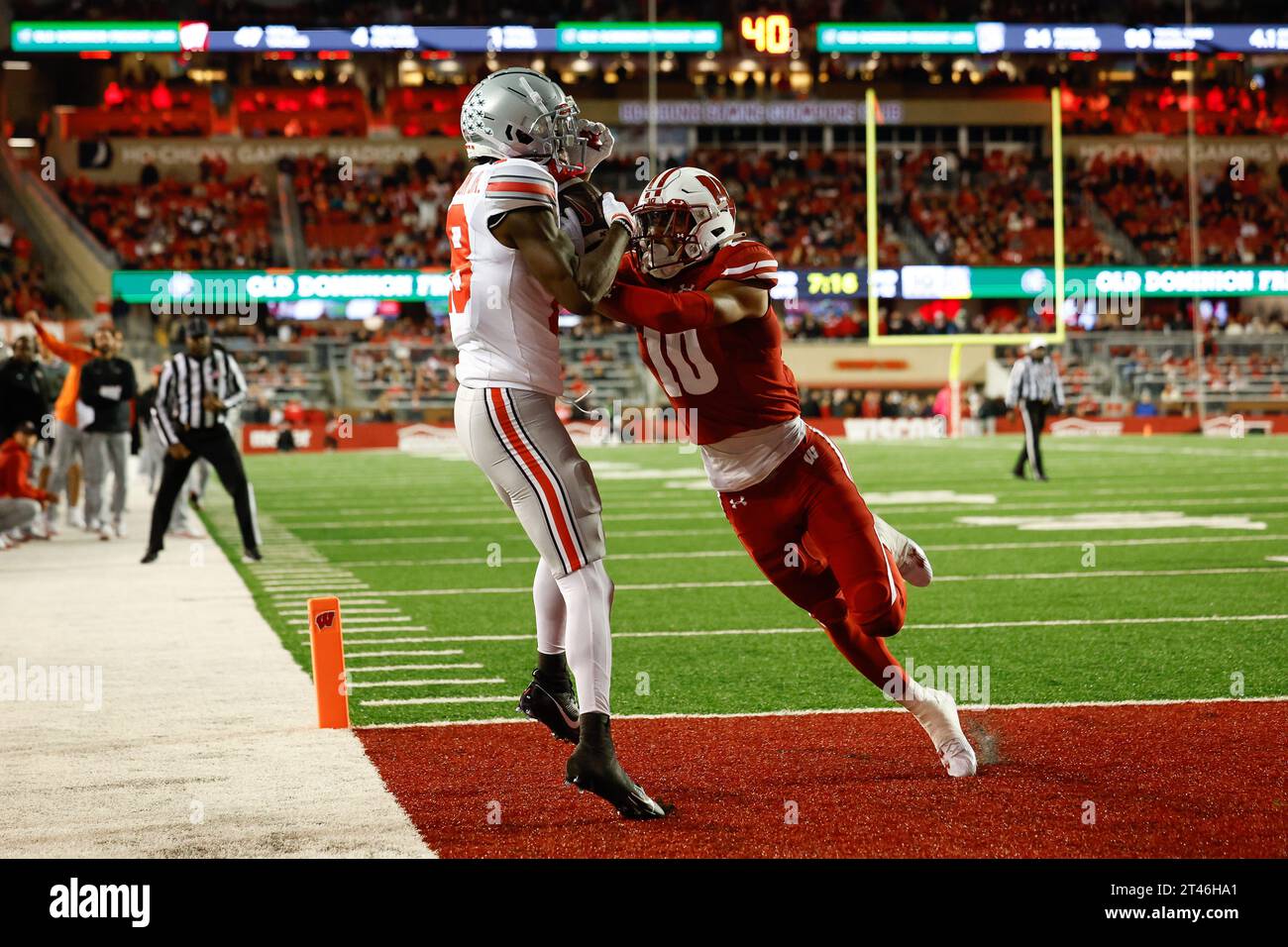 October 28, 2023: Ohio State Buckeyes wide receiver Marvin Harrison Jr ...