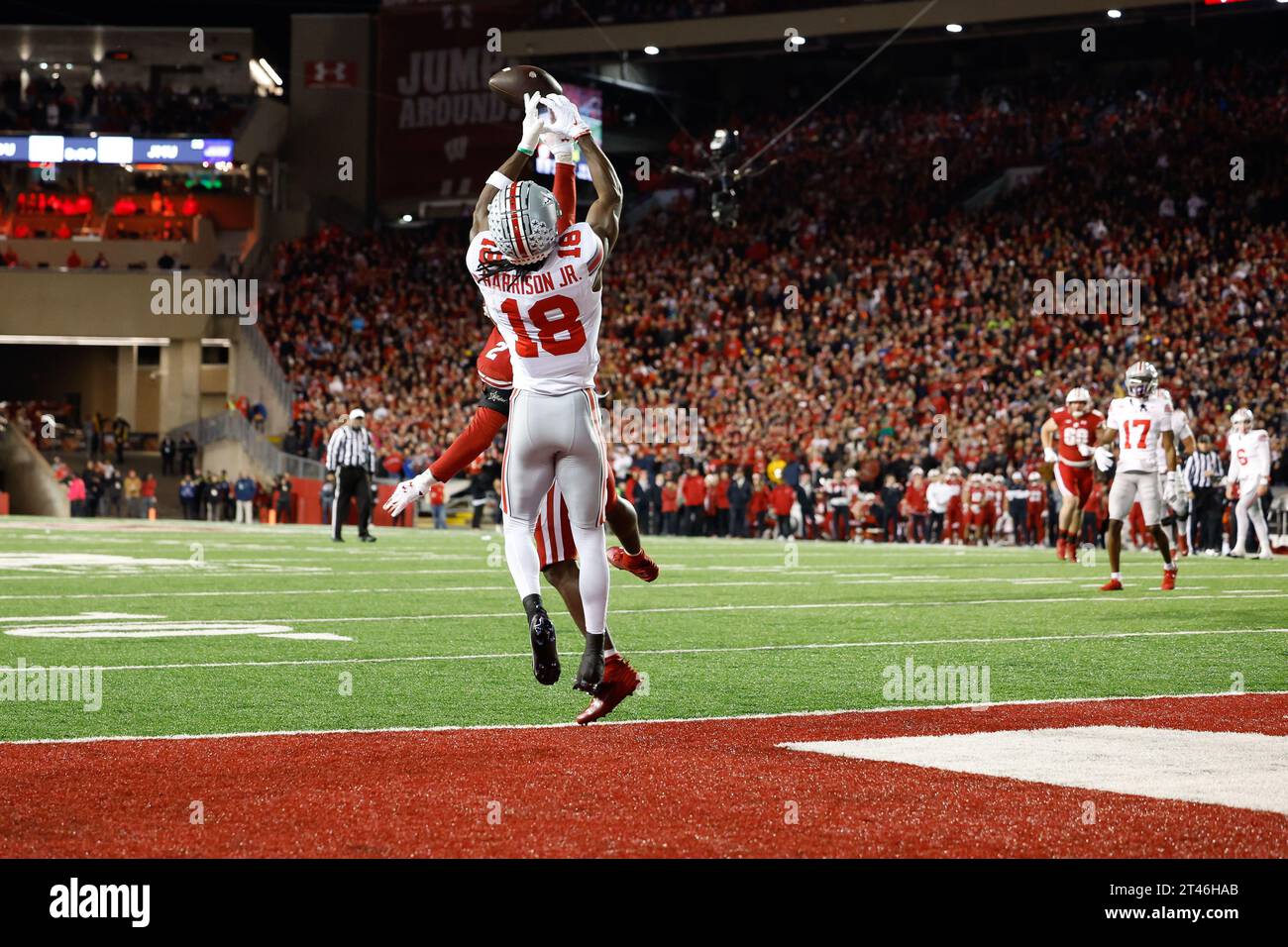 October 28, 2023: Wisconsin Badgers cornerback Ricardo Hallman (2 ...