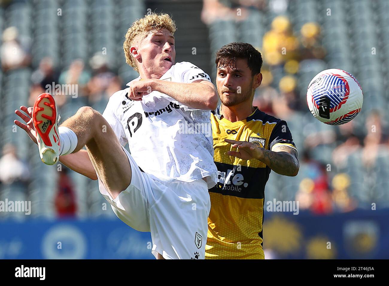 Central Coast, Australia. 29th Oct, 2023. Jed Drew of the Bulls and ...