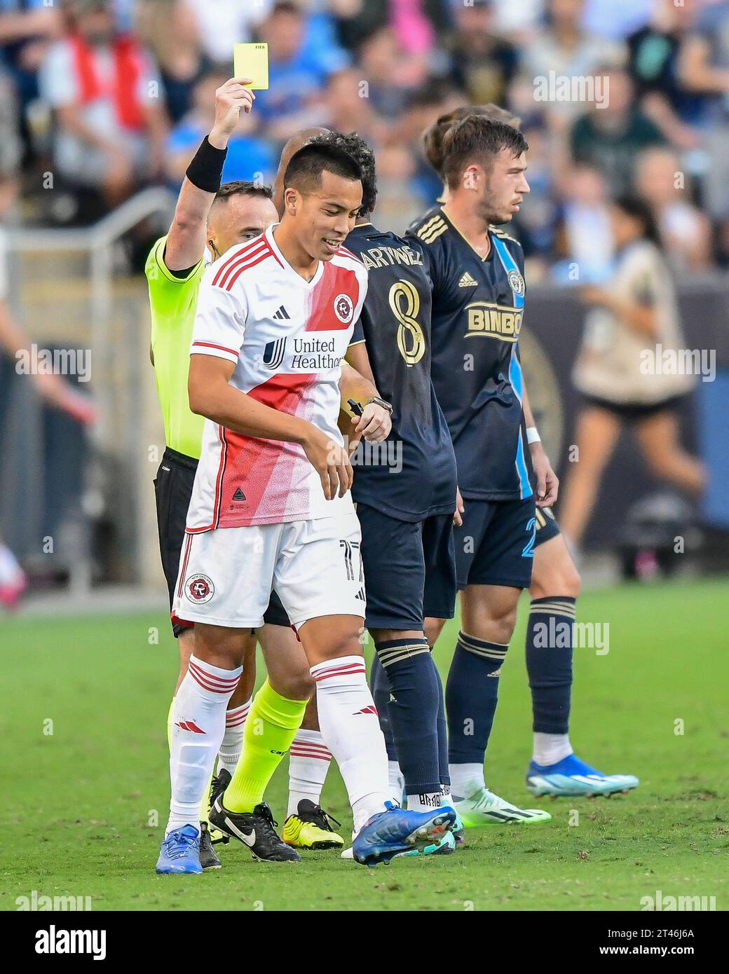 Bobby wood yellow card hi-res stock photography and images - Alamy