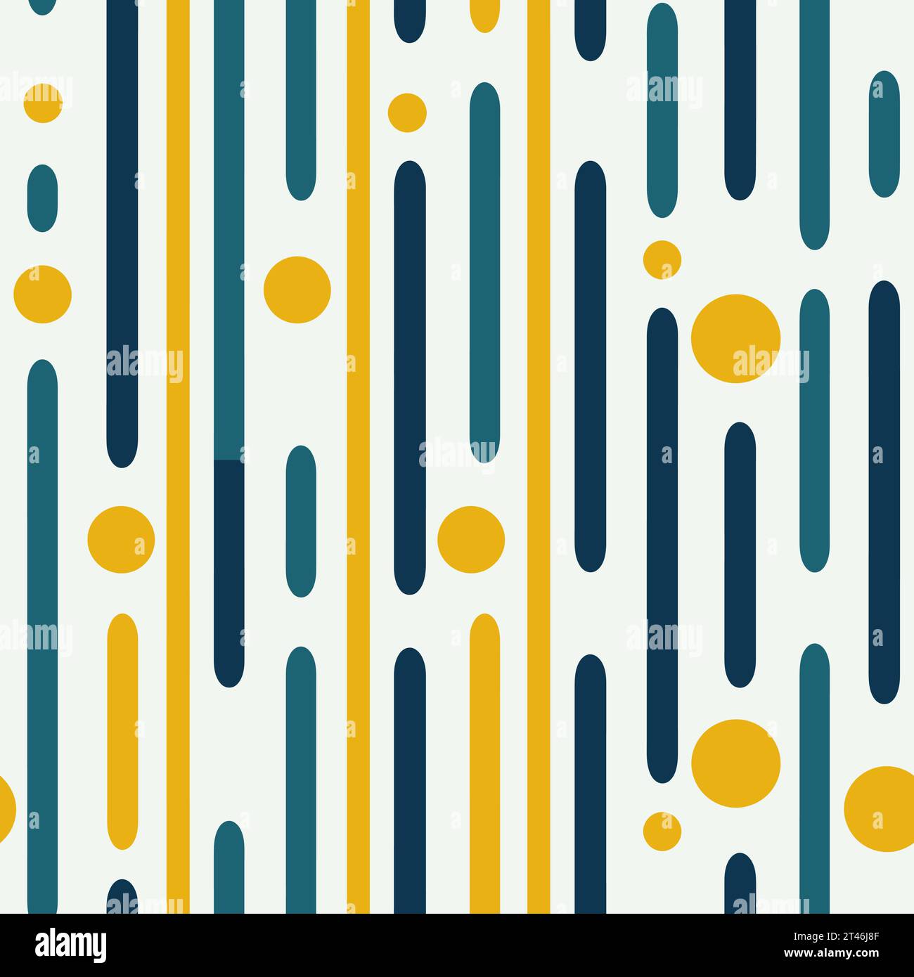 Geometric abstract art with dark blue and yellow stripes. Seamless ...