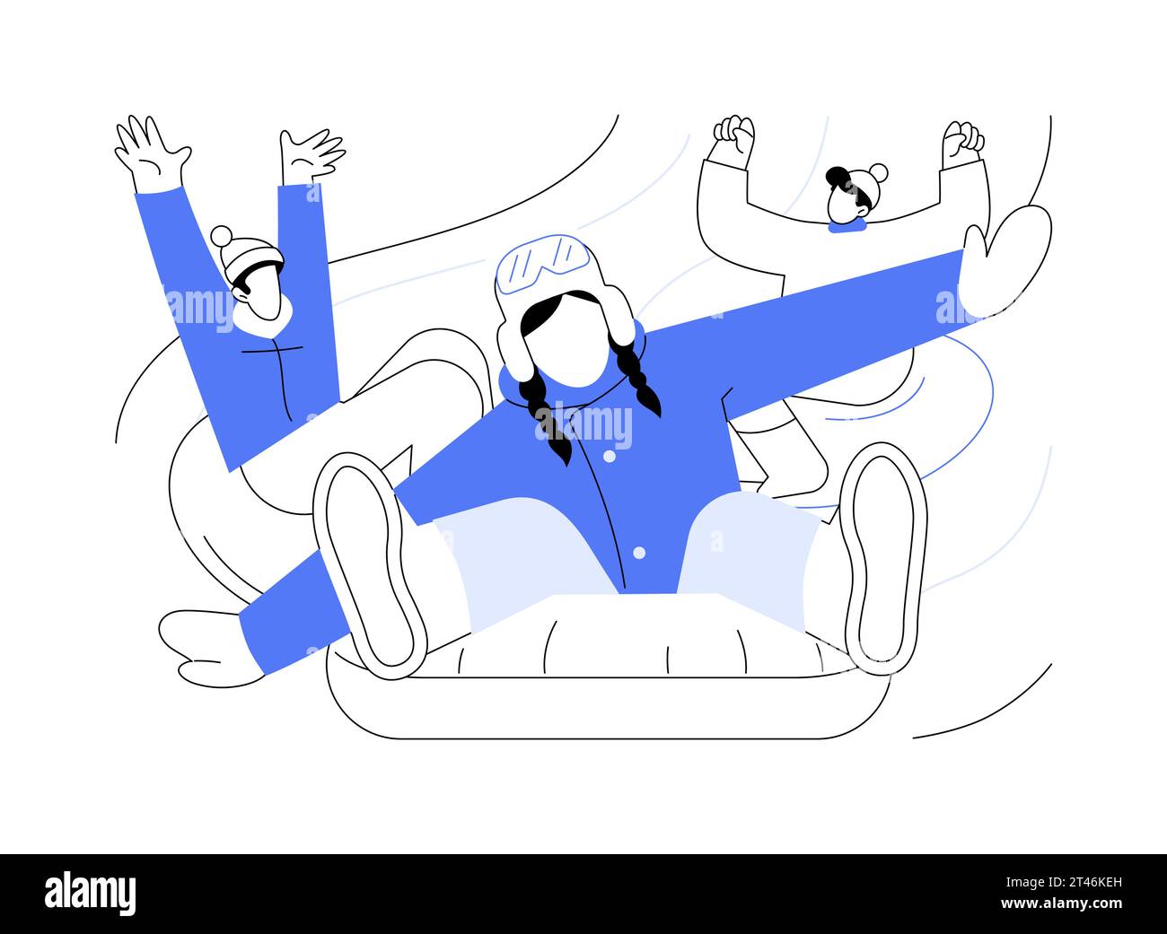 Tubing isolated cartoon vector illustrations Stock Vector Image & Art ...