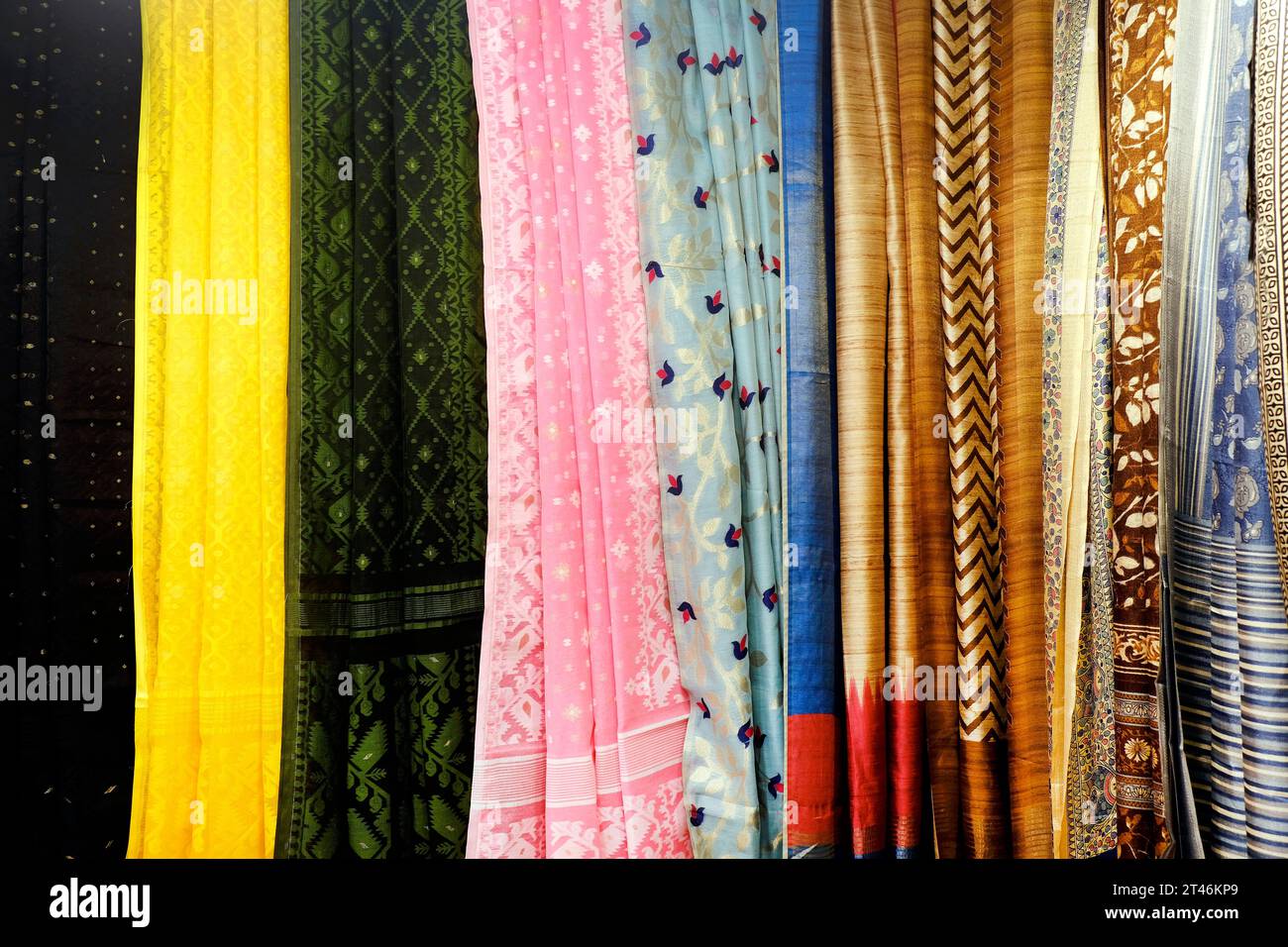 Traditional Indian dress / saree, Different texture and color beautiful ...