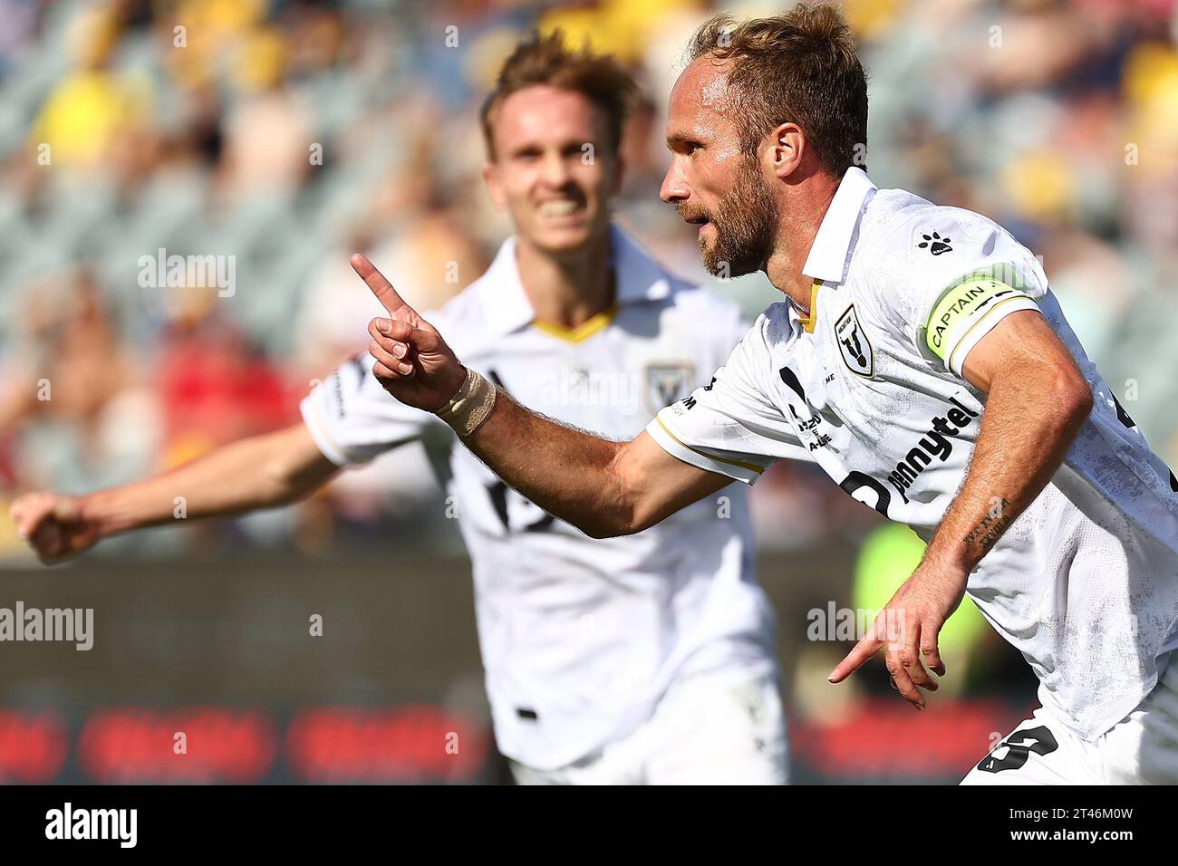 Central Coast, Australia. 29th Oct, 2023. Valere Bruno Rene Germain of ...