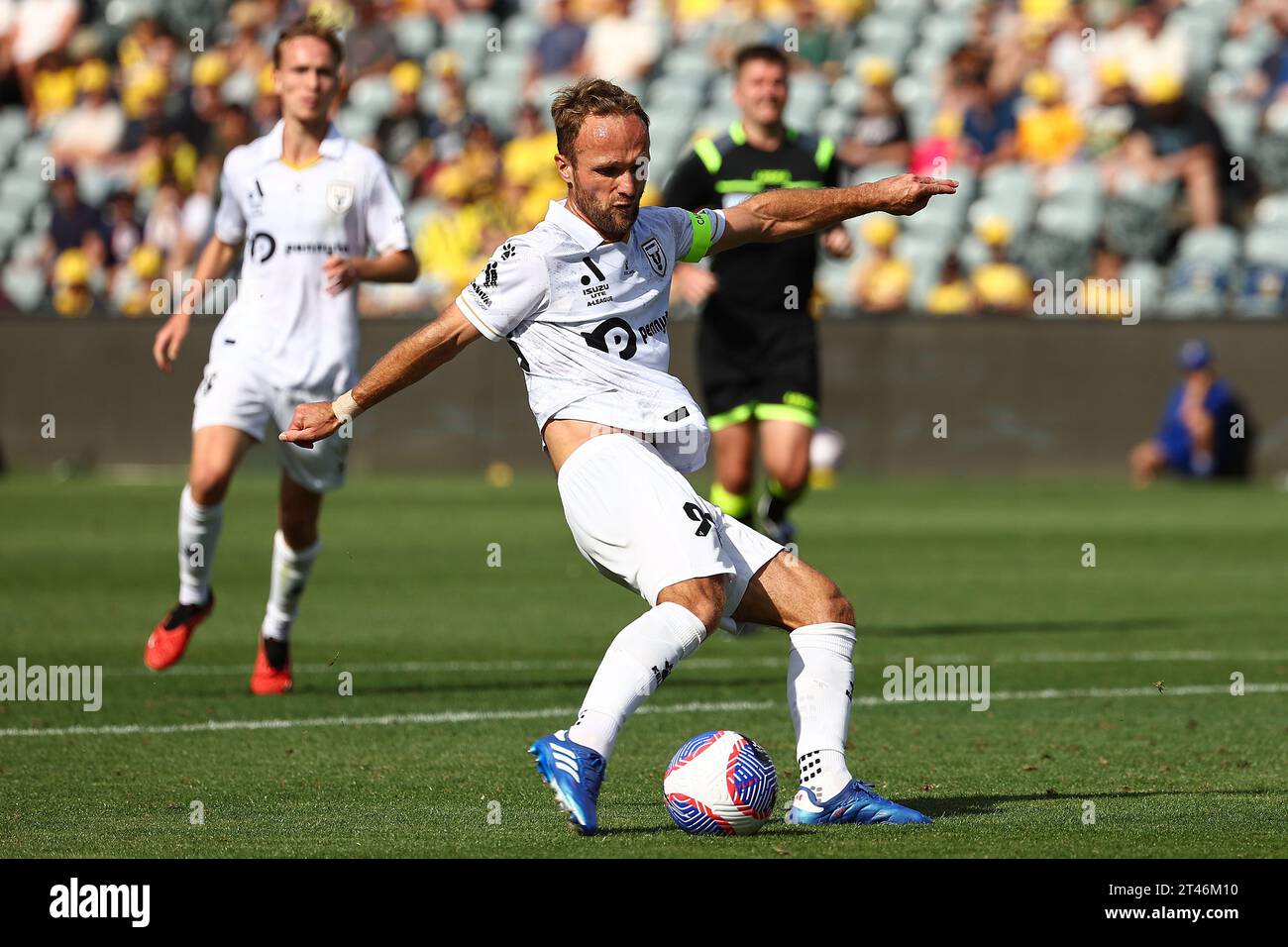 Central Coast, Australia. 29th Oct, 2023. Valere Bruno Rene Germain of ...