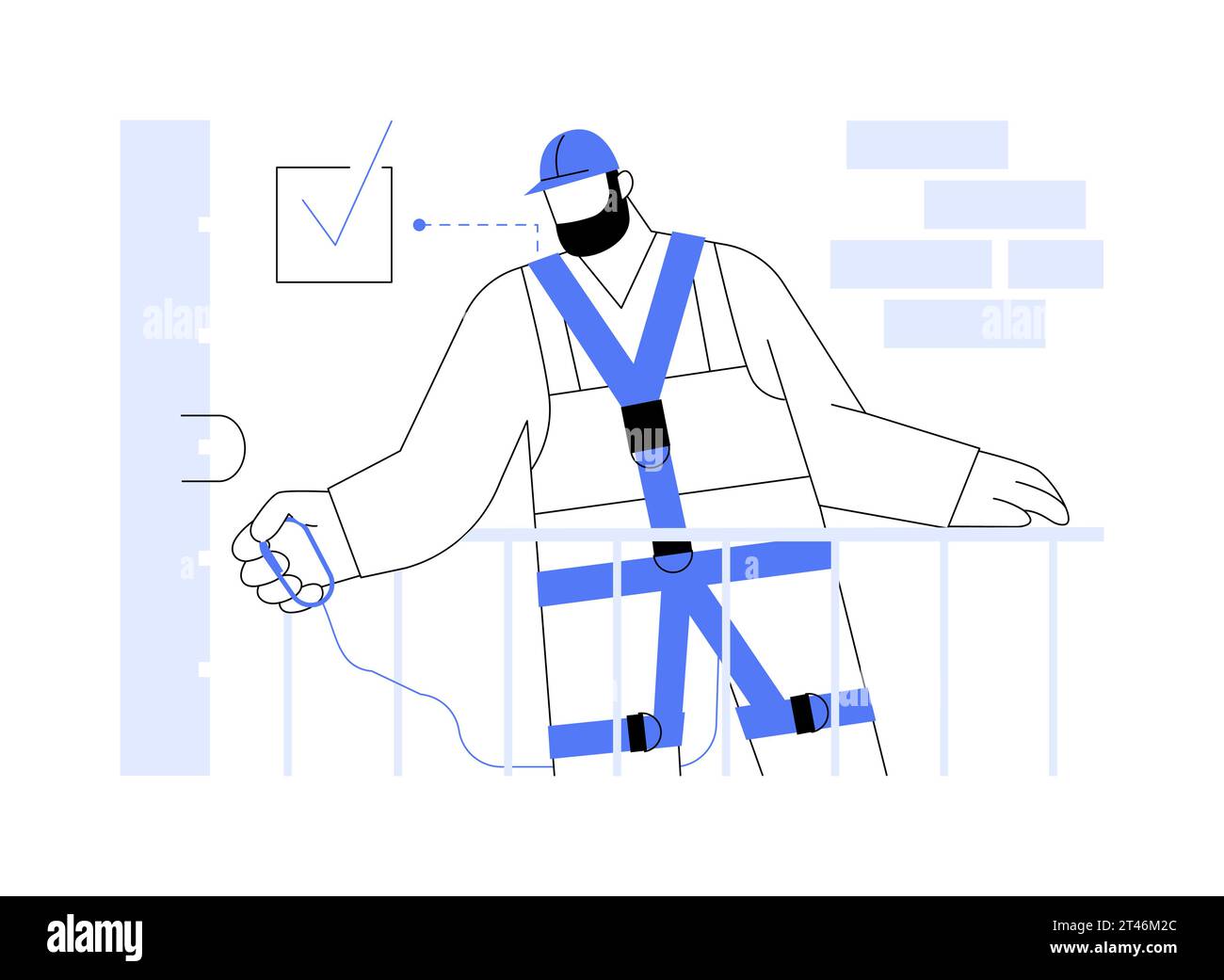 Safety belt abstract concept vector illustration Stock Vector Image ...