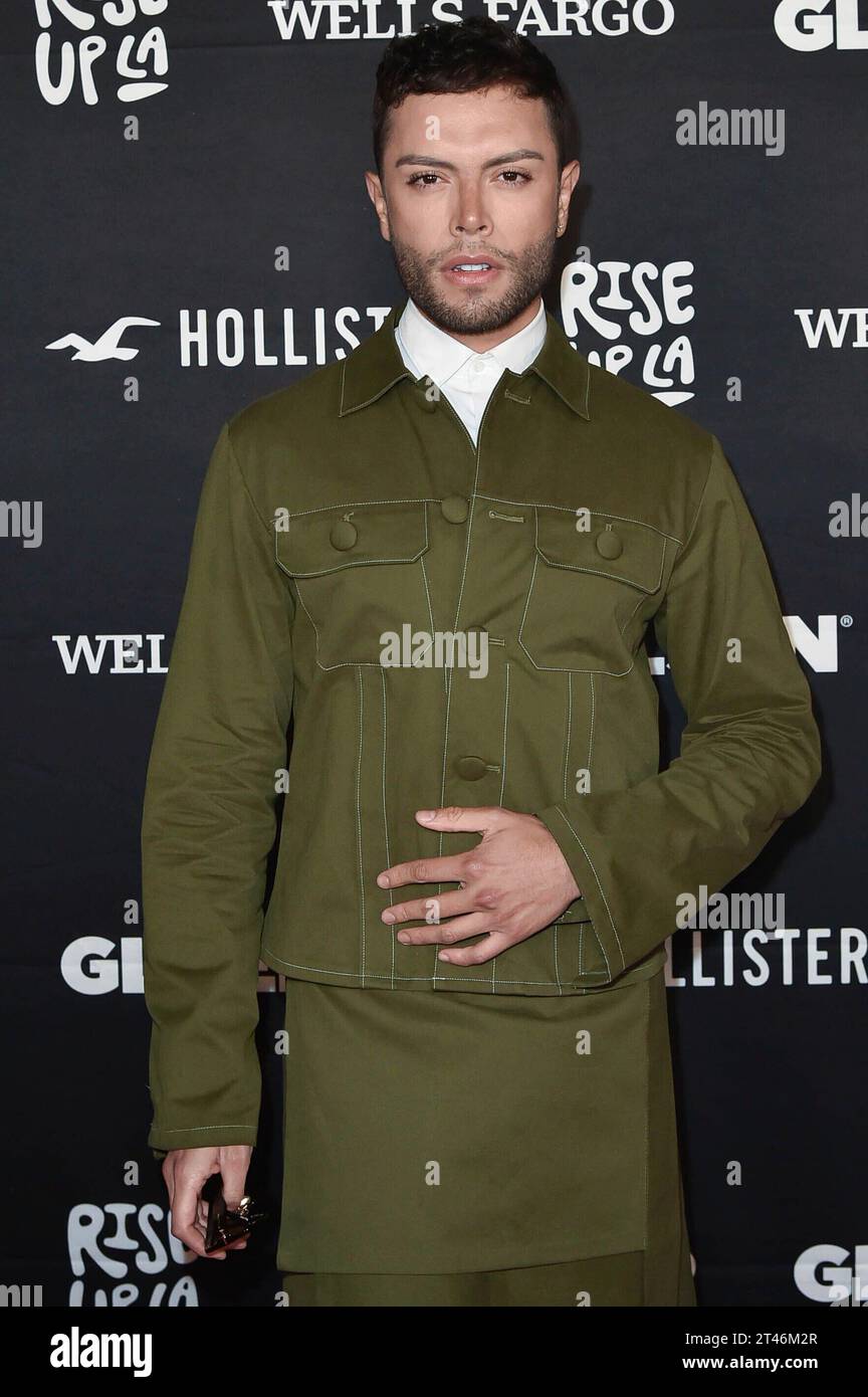 David Granados arrives at GLSEN's Rise Up benefit on Saturday, Oct. 28 ...