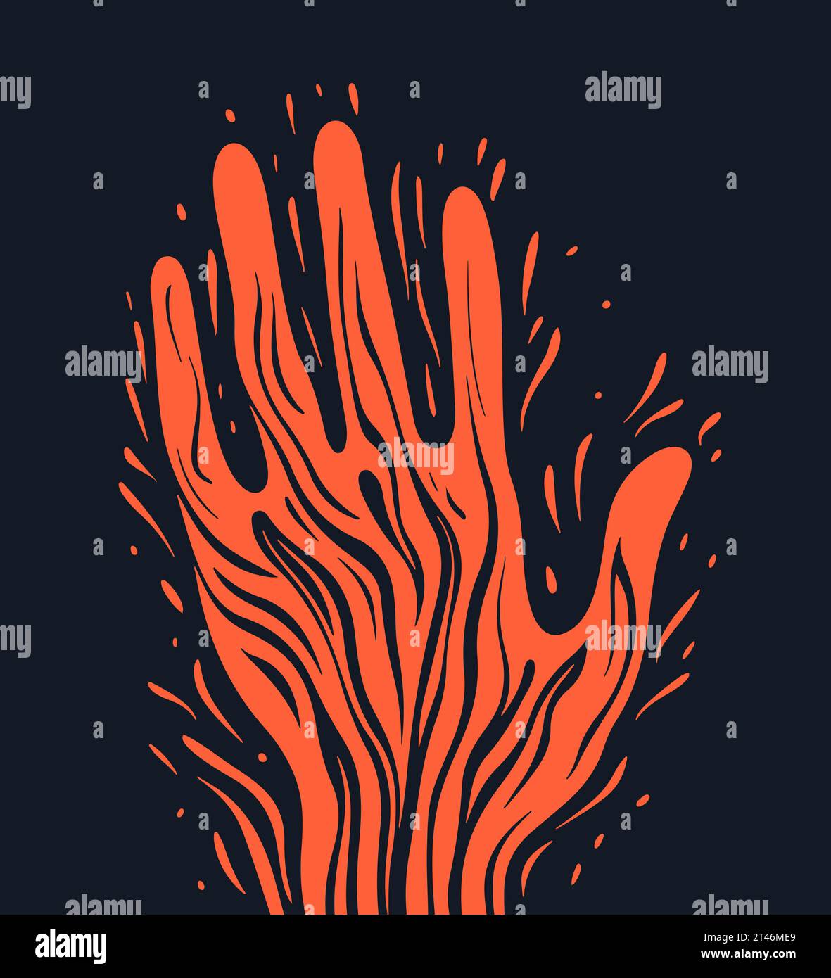 Curvy finger Stock Vector Images - Alamy