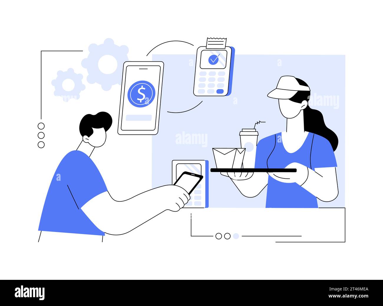 Digital wallet abstract concept vector illustration Stock Vector Image ...