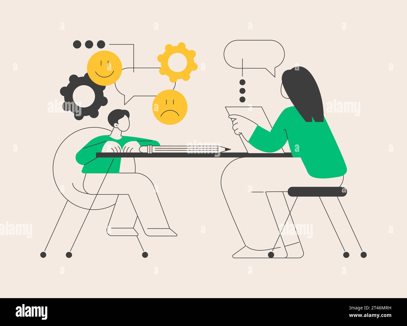Social-emotional development abstract concept vector illustration Stock ... Social-emotional development abstract concept vector illustration Stock ...