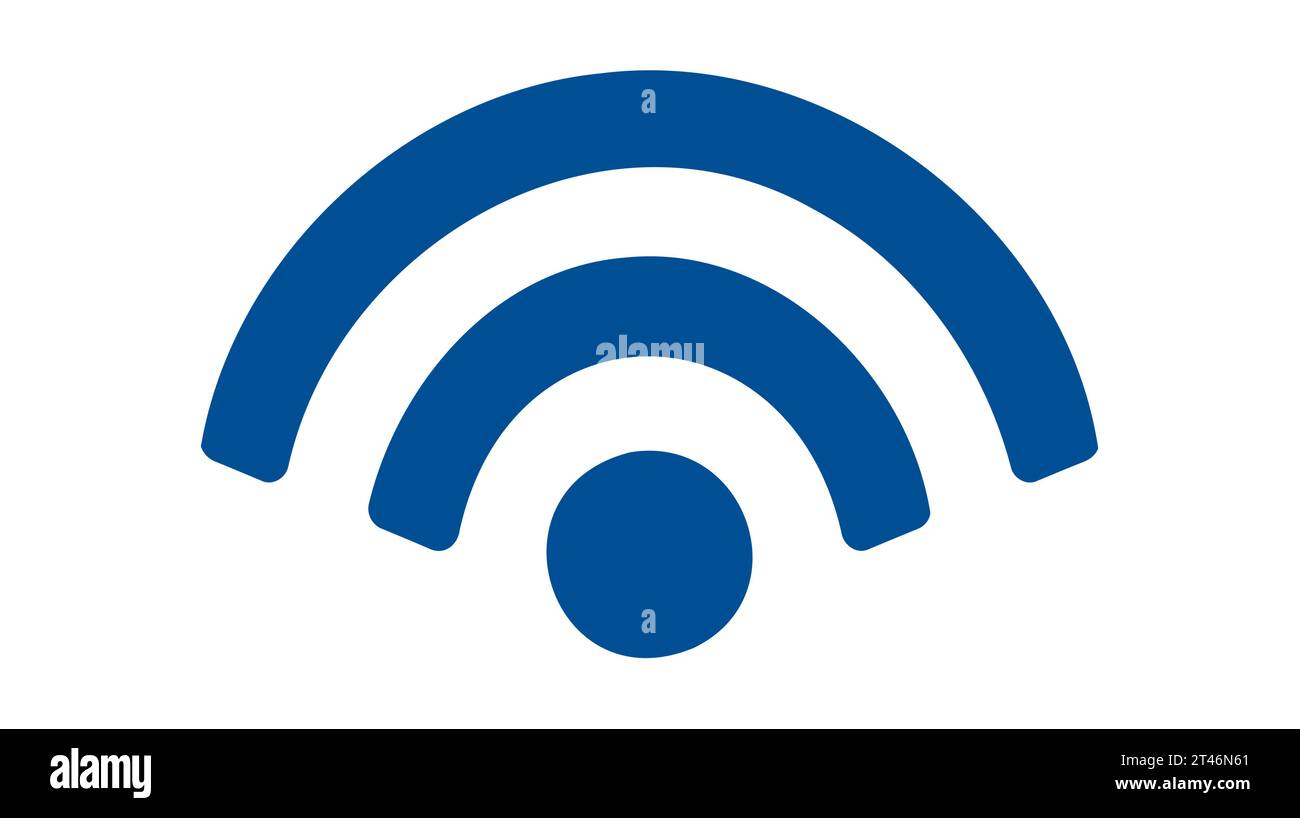 WIFI icon vector, wireless internet sign isolated on white background ...