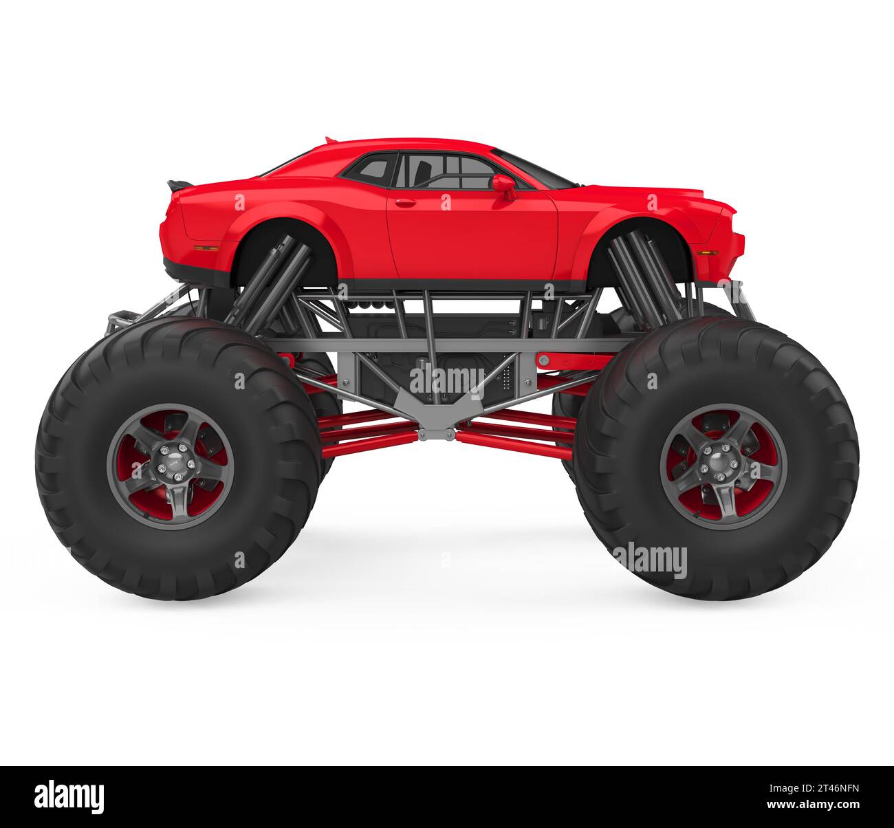 Monster Truck Isolated Stock Photo - Alamy