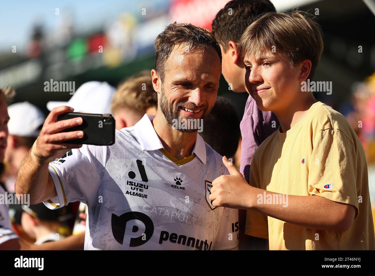 Central Coast, Australia. 29th Oct, 2023. Valere Bruno Rene Germain of ...