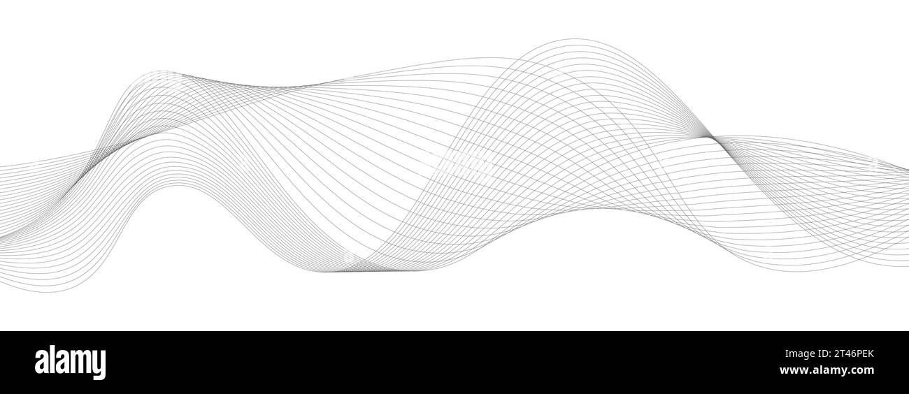 Abstract digital wave of particles. Technology background. Vector ...