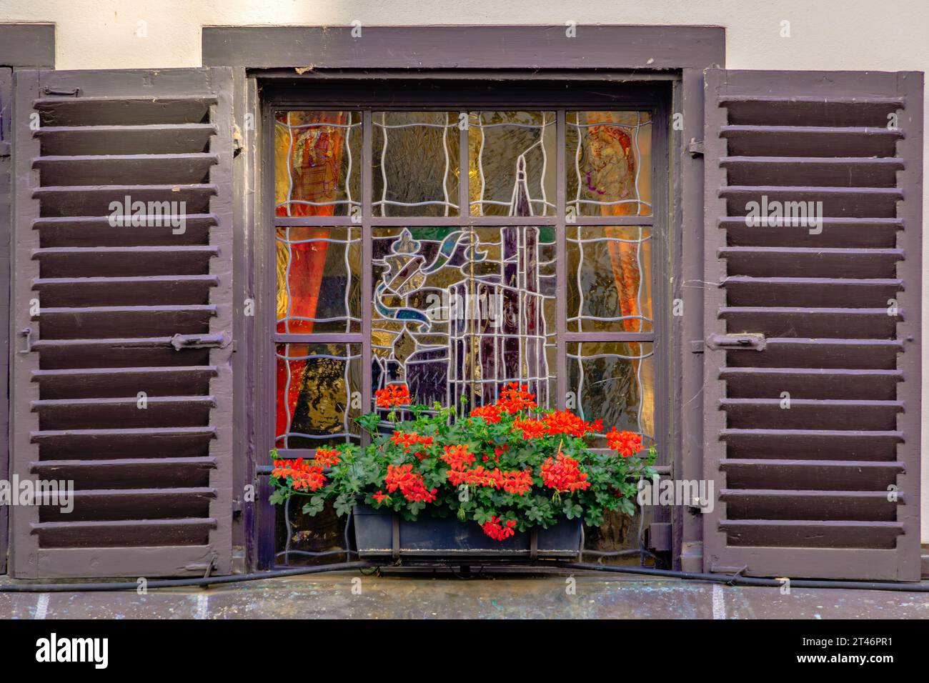 Stained shutters hi-res stock photography and images - Alamy