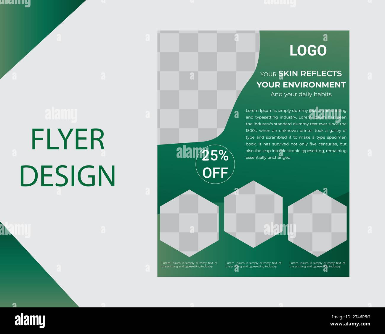 poster flyer pamphlet brochure cover design layout space for photo ...
