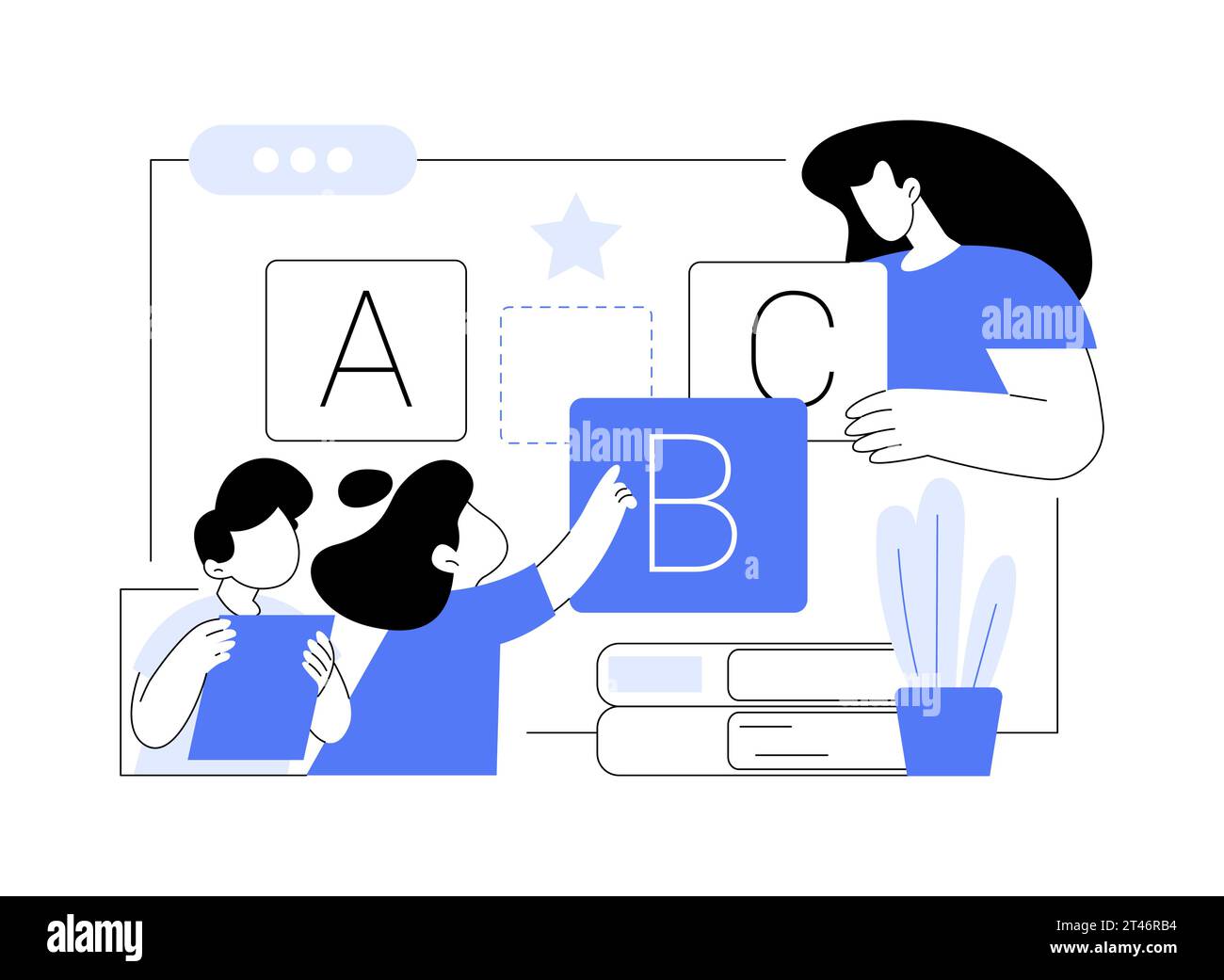 Digital display isolated cartoon vector illustrations Stock Vector ...