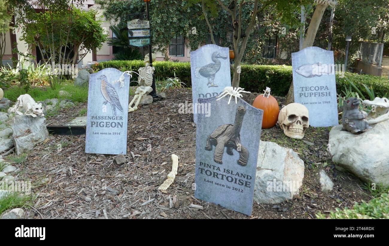 Los Angeles, California, USA 27th October 2023 Extinct Animals ...