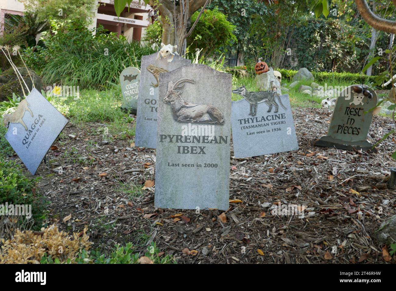 Los Angeles, California, USA 27th October 2023 Extinct Animals ...
