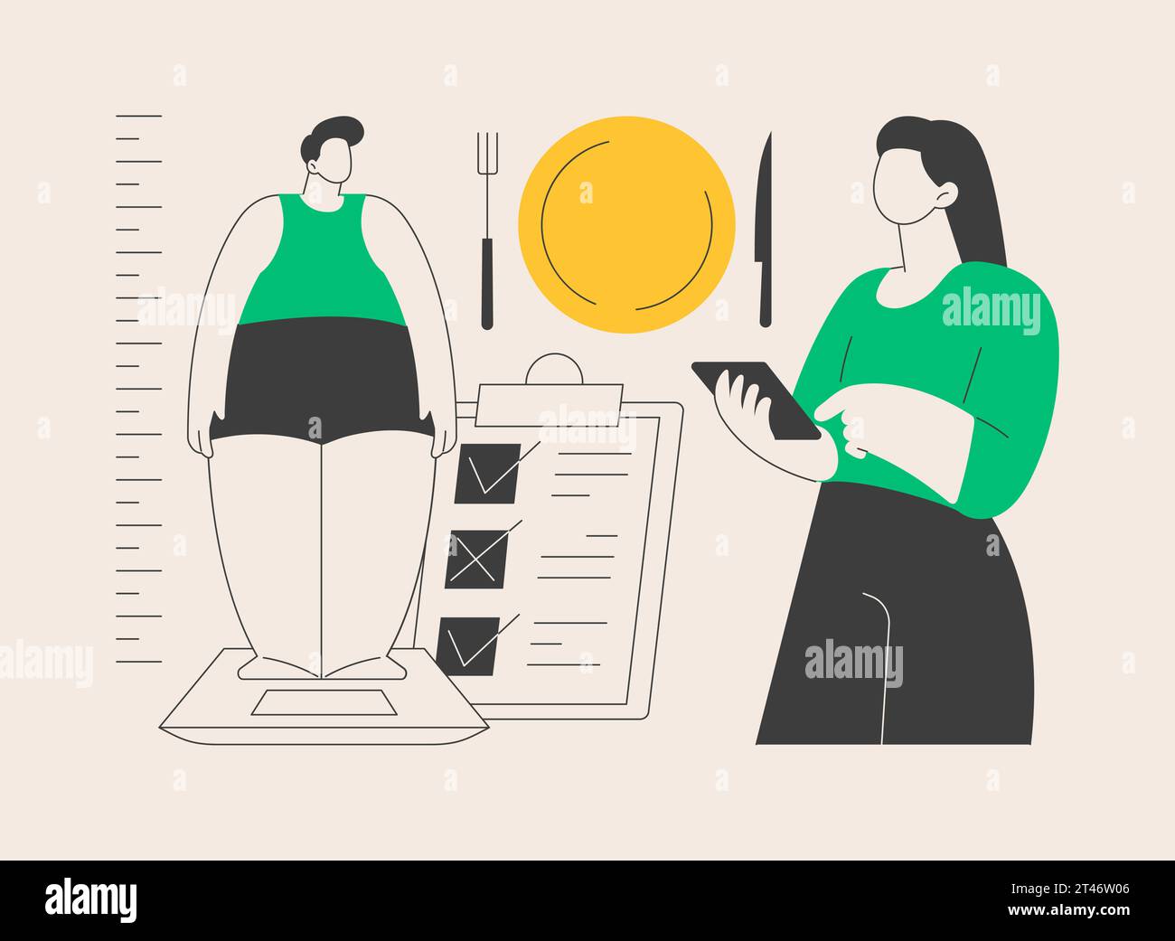 Body Mass Index abstract concept vector illustration Stock Vector Image ...