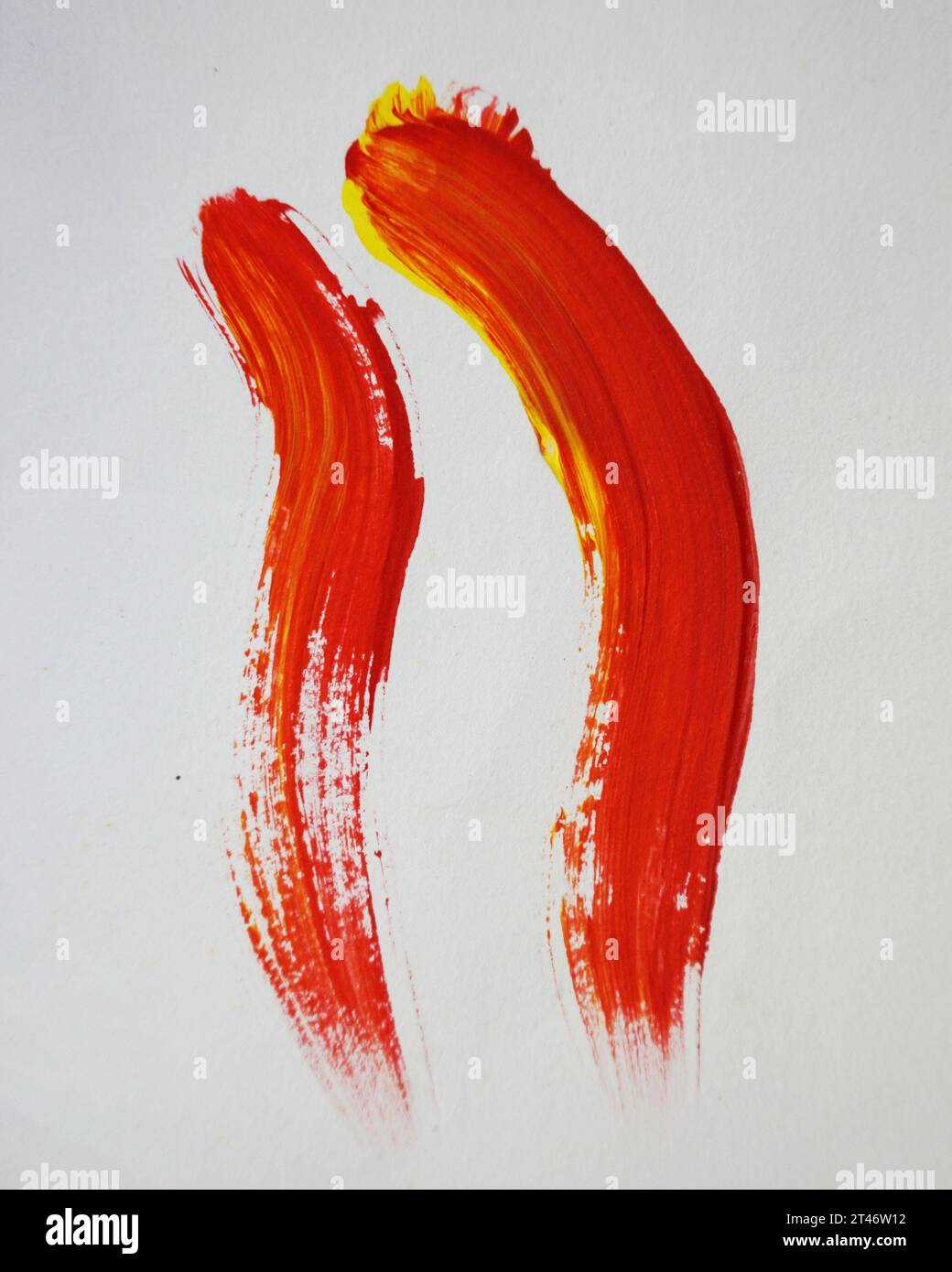 flick the Abstract oil color painting colorful background Stock Photo ...