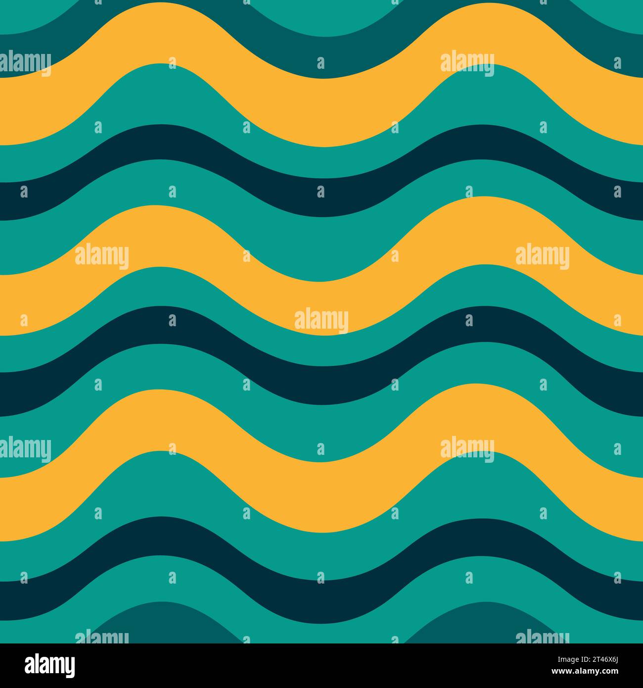 Colorful wave seamless pattern. Vector illustration Stock Vector Image & Art - Alamy