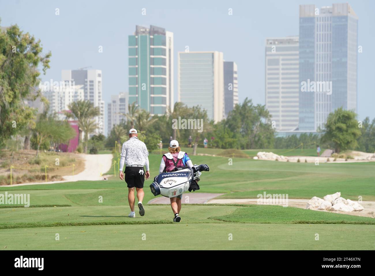 Commercial Bank Qatar Masters at the Doha Golf Club in Qatar Stock ...